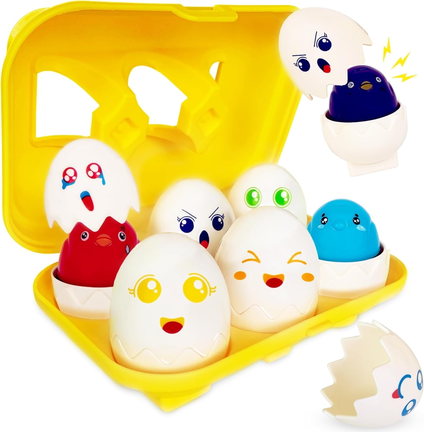 ArtCreativity Matching Easter Eggs - Educational Egg Matching Game, 6 ...