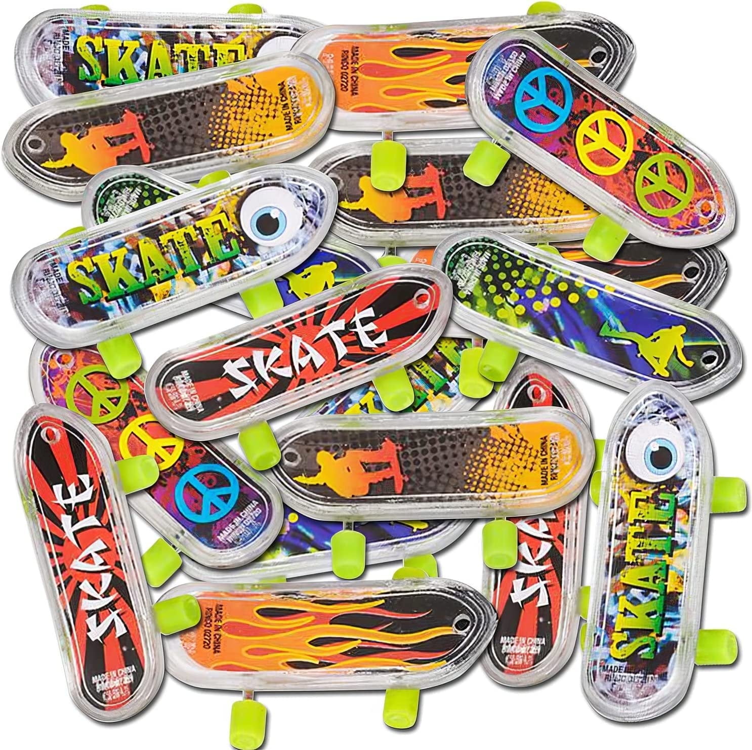 ArtCreativity Mini Finger Skateboards – 2 in. – Pack of 144 – Fun Party ...