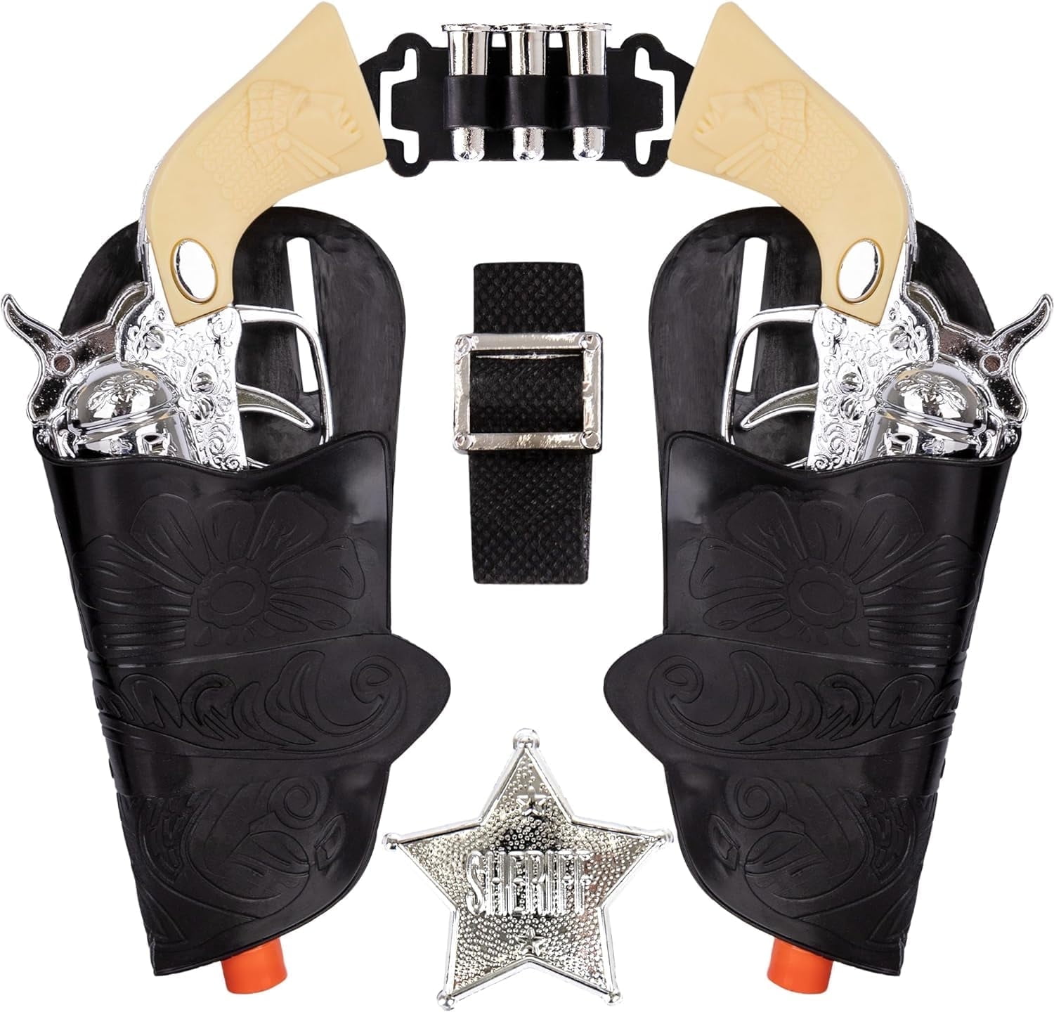 ArtCreativity Western Role Play Set, Twin Shooter Belt, Holster ...