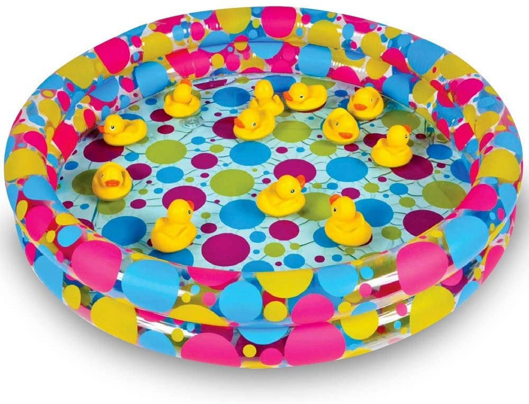 Big Summer Backyard Blow: ArtCreativity Inflatable Duck Pond Pool for ...