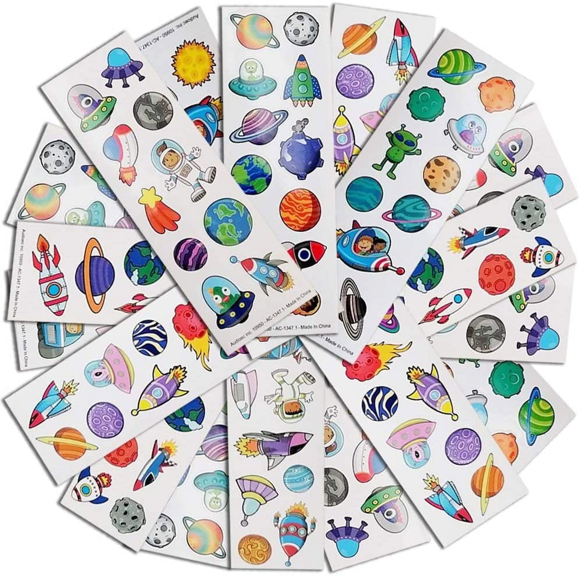ArtCreativity Space Sticker Assortment – 1,000+ Stickers, Space Theme ...