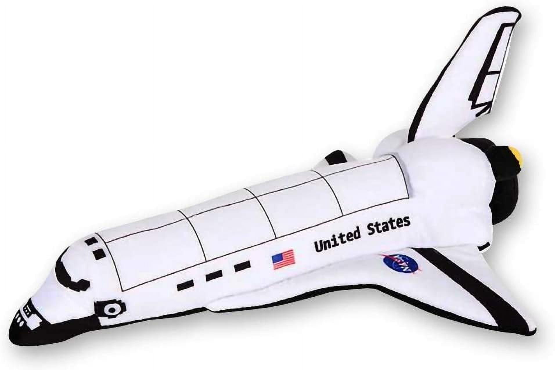 ArtCreativity Stuffed Space Shuttle, 14” Plush Rocket Toy for Kids ...