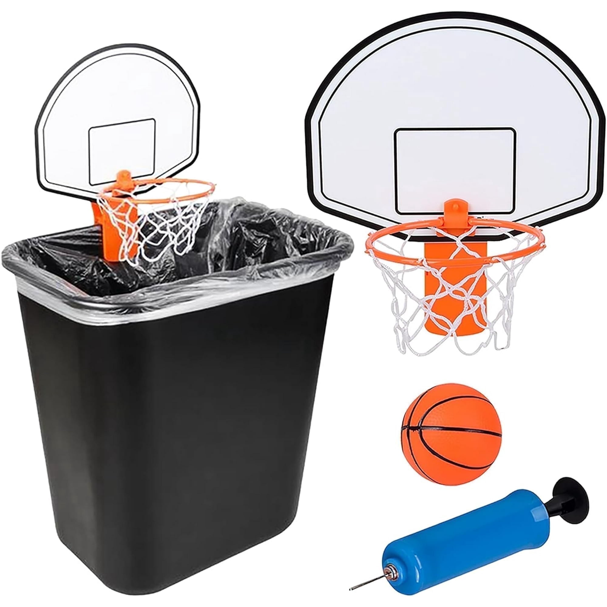 ArtCreativity, Trash Can Basketball Set, Clip-On Hoop, Indoor Fun ...
