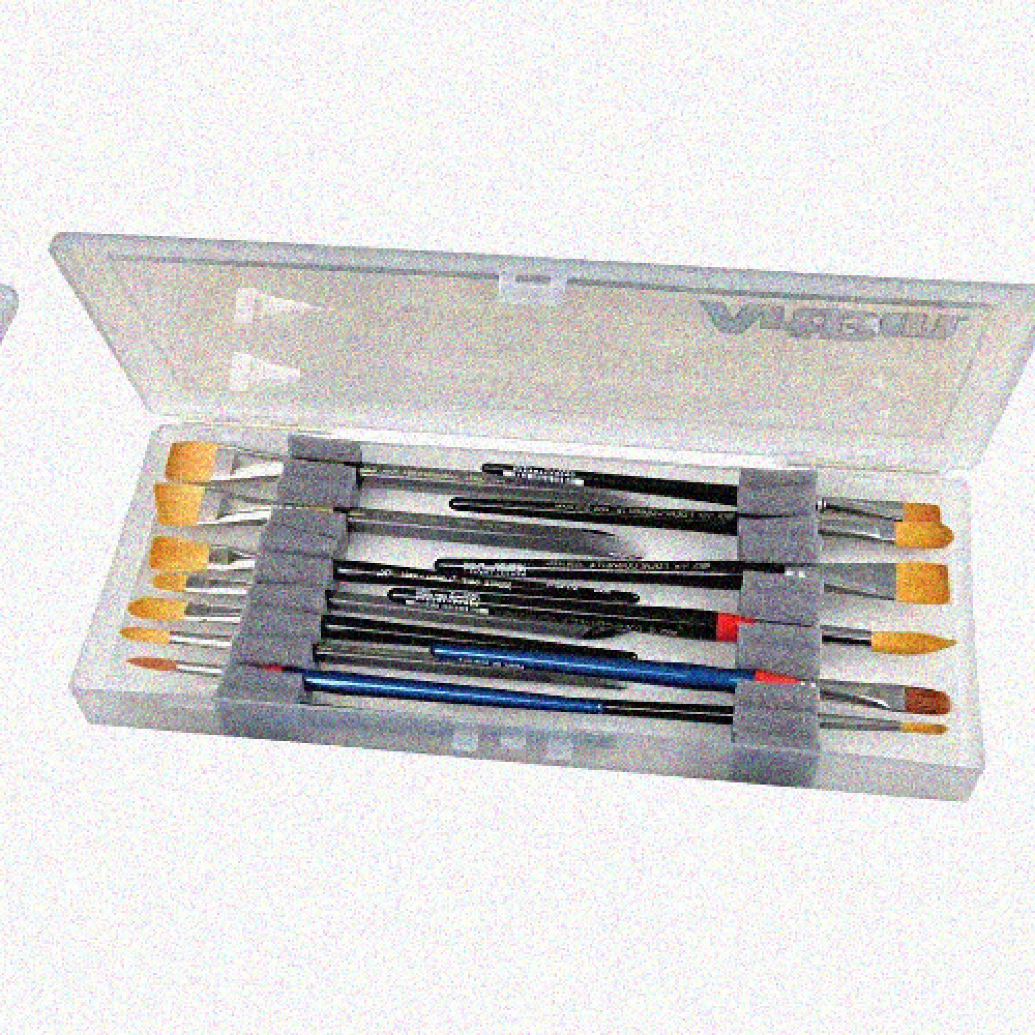 ArtEase Clear Brush Keeper: Portable Fine Art Paint Brush Organizer ...