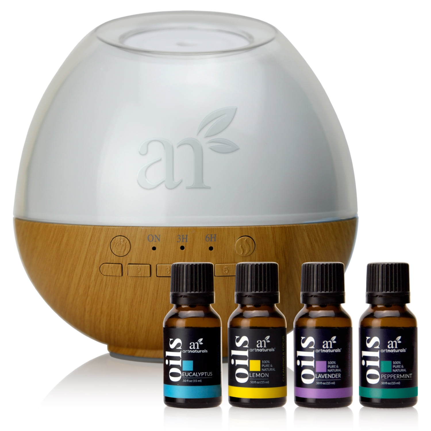 ArtNaturals Essential Oil Diffuser Sound Machine Eucalyptus Lavender ...