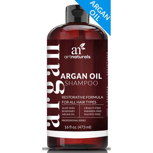 ArtNaturals Moroccan Argan Oil Shampoo - Moisturizing, 16 Fl Oz / 473ml ...