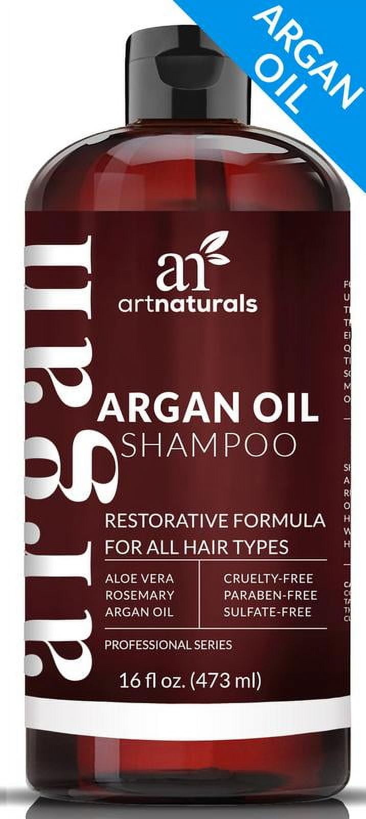ArtNaturals Moroccan Argan Oil Shampoo - Moisturizing, 16 Fl Oz / 473ml ...