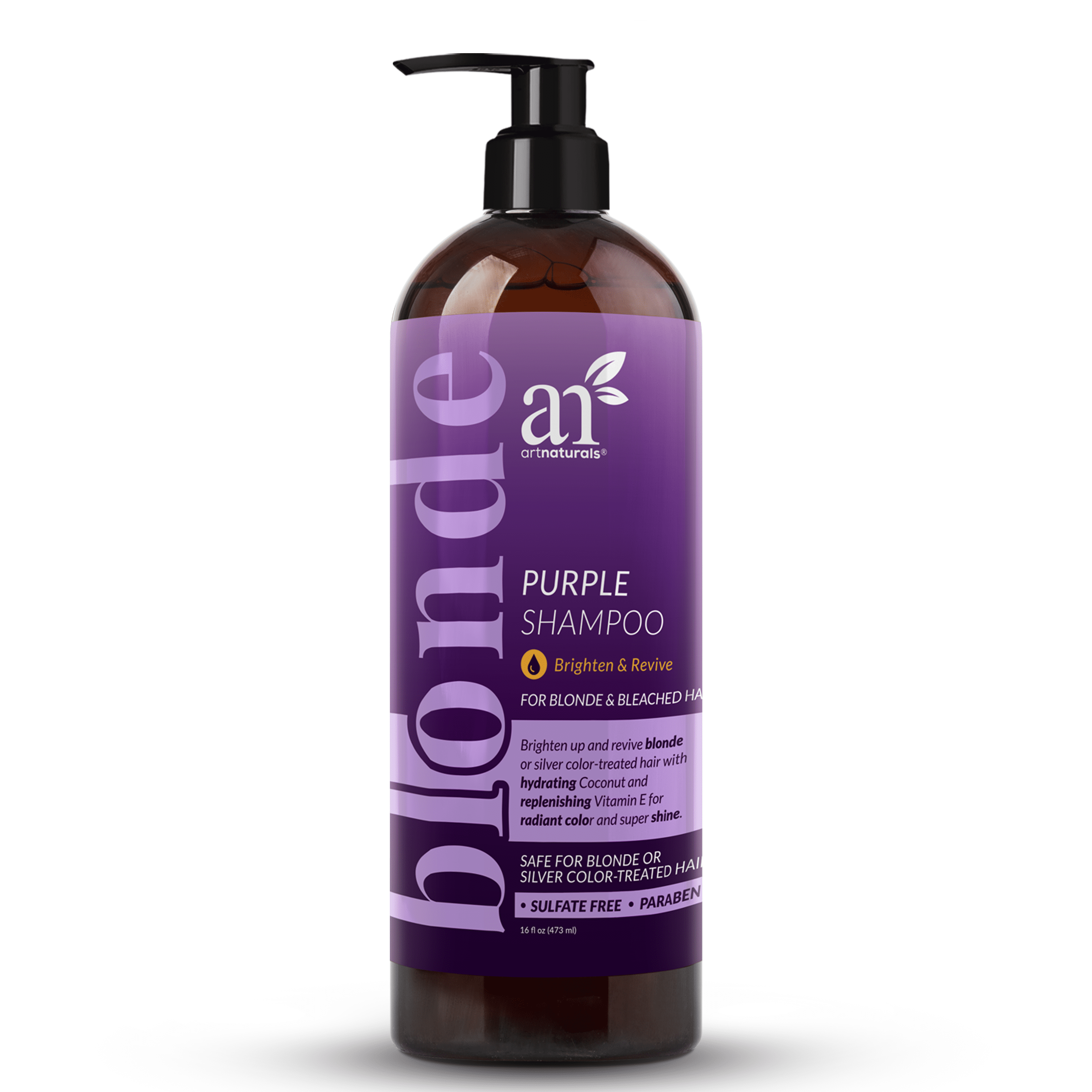 ArtNaturals Purple Moisturizing Daily Shampoo with Coconut, 12 fl oz ...