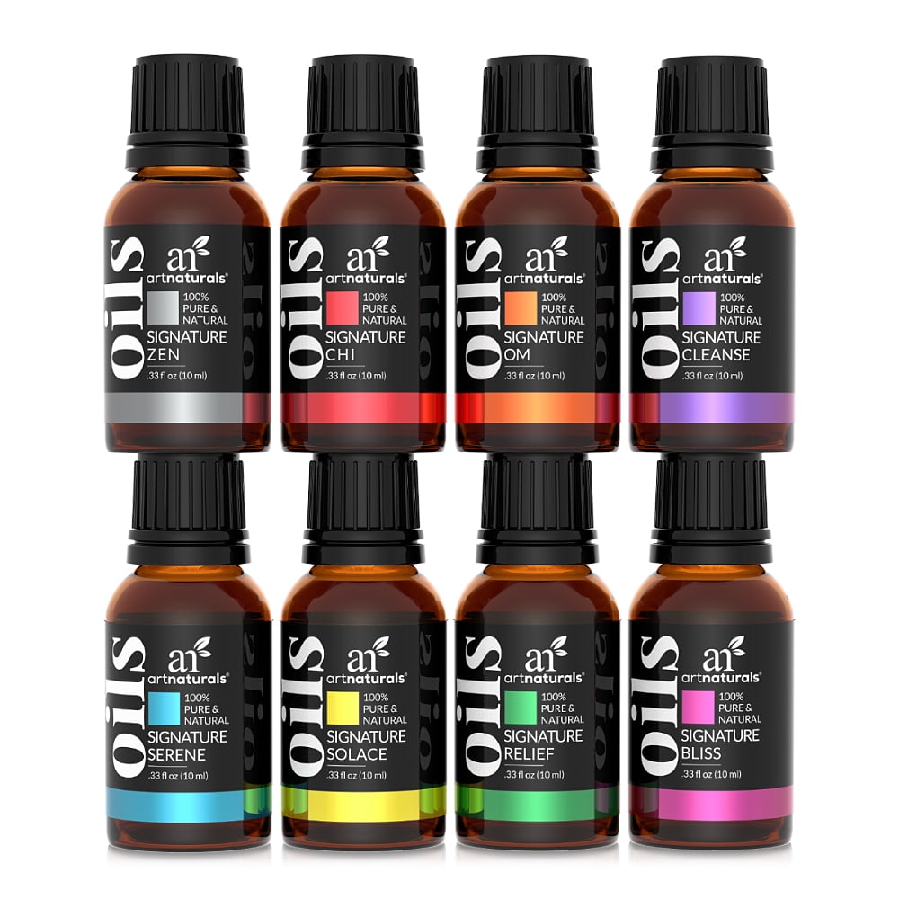 ArtNaturals Signature Blend Essential Oils Set (8 x 10 mL) - Walmart.com