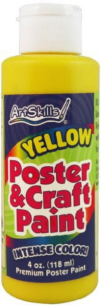 ArtSkills 4-Ounce Poster Paint, Yellow - Walmart.com