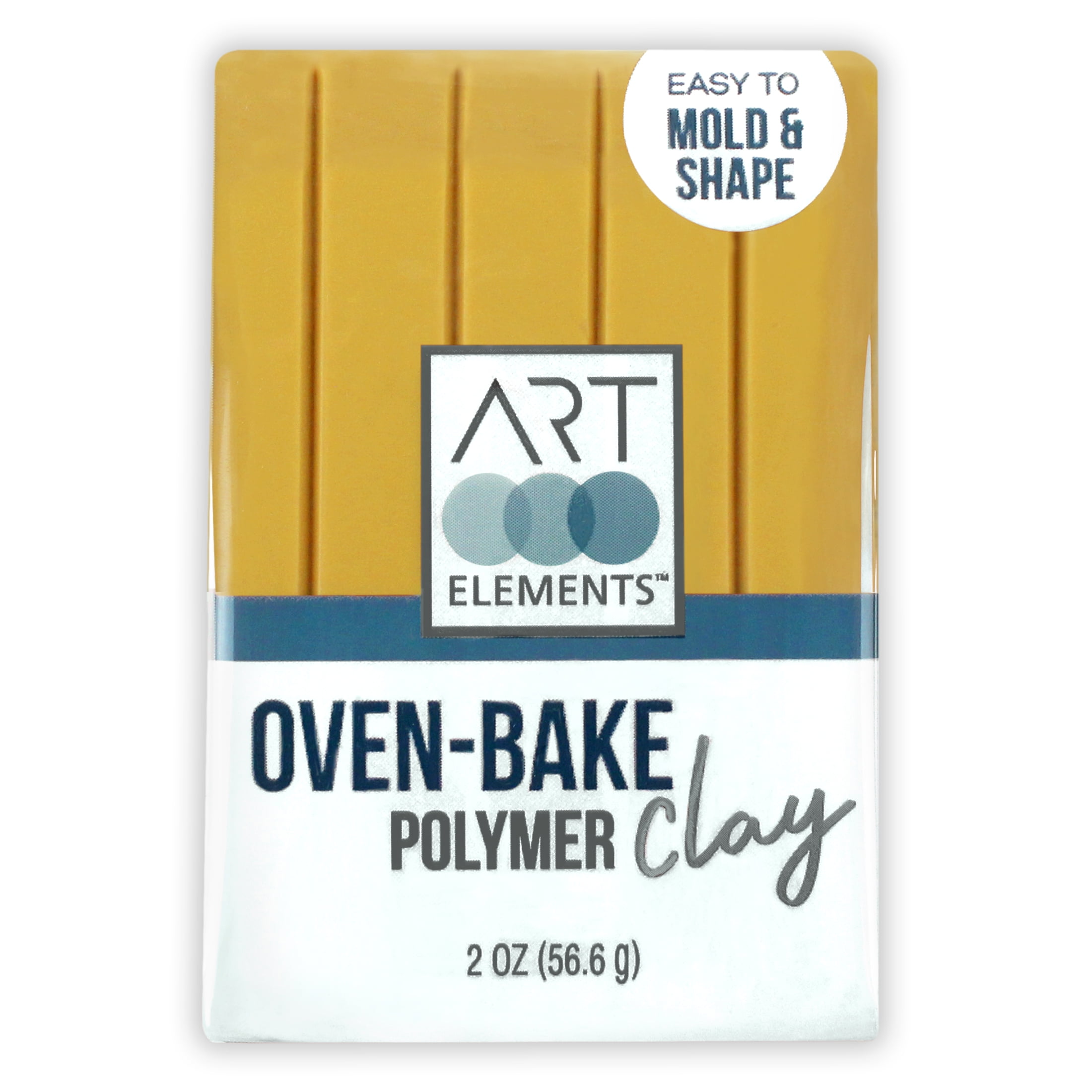 ArtSkills - Art Elements Oven Bake Polymer Clay, 2oz, Camel - Walmart.com