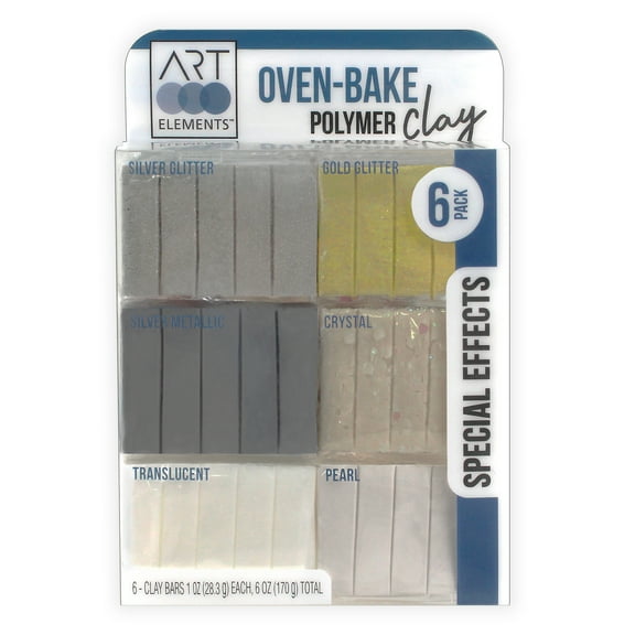 ArtSkills - Art Elements Oven Bake Polymer Clay, 2oz, Orange - Walmart.com