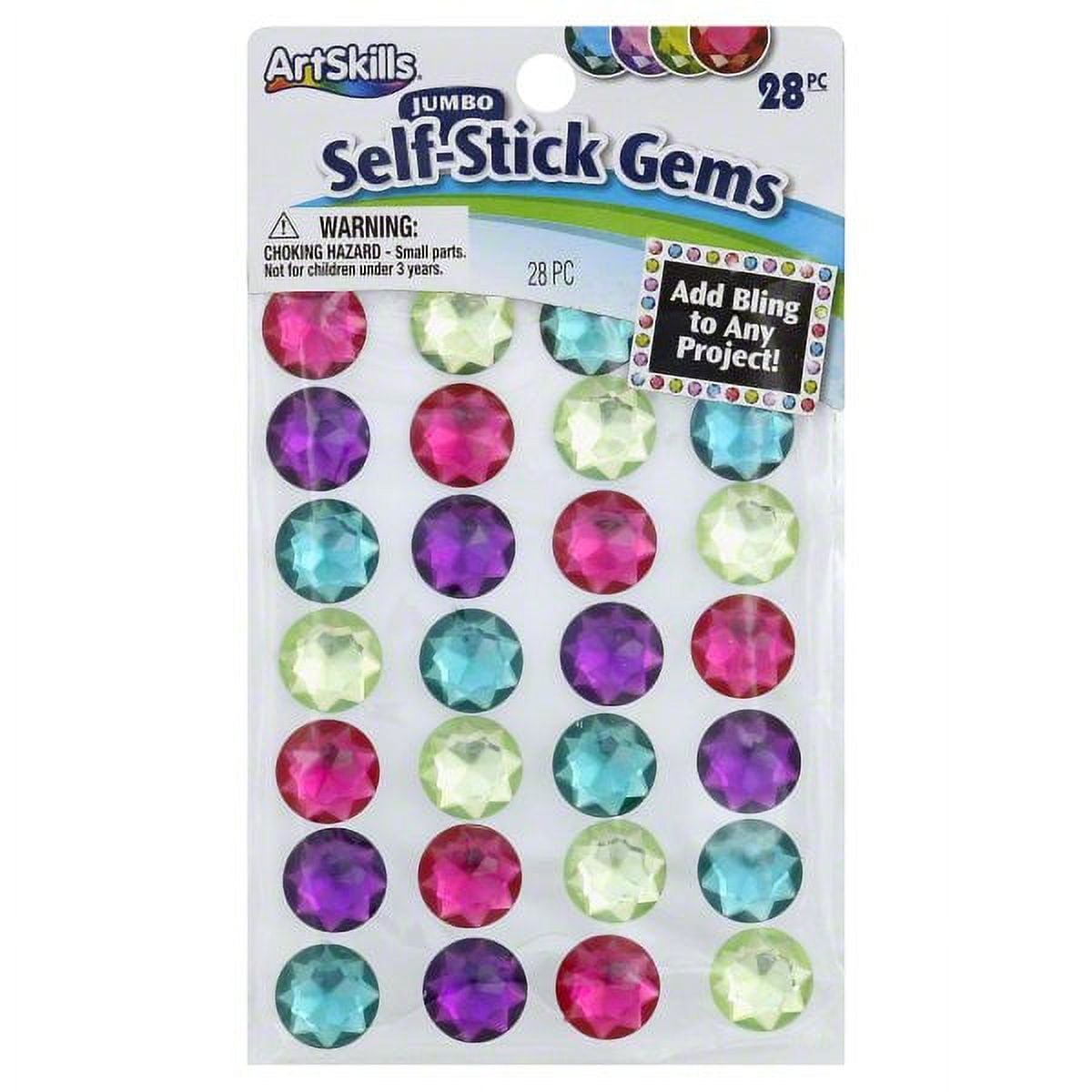 ArtSkills Jumbo Self-Stick Gems - 28 PC - Walmart.com