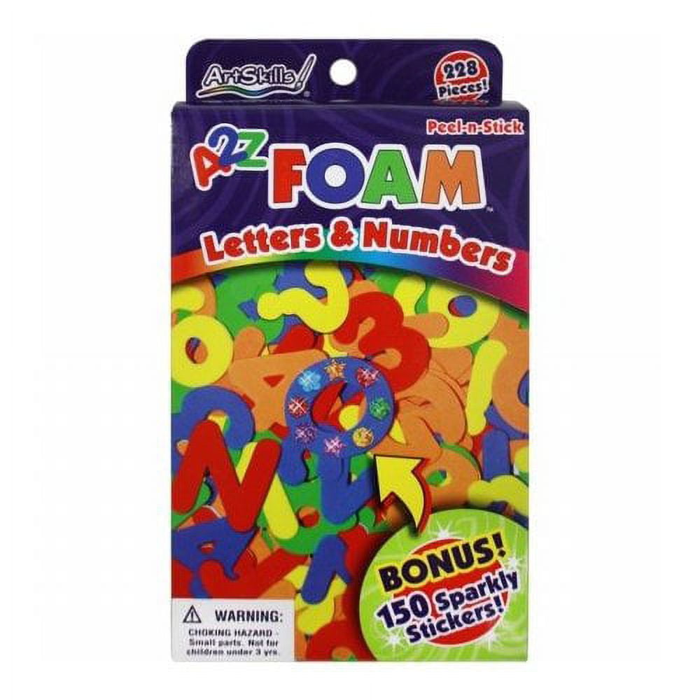 ArtSkills Letters Numbers Stickers PA 1313 - Walmart.com