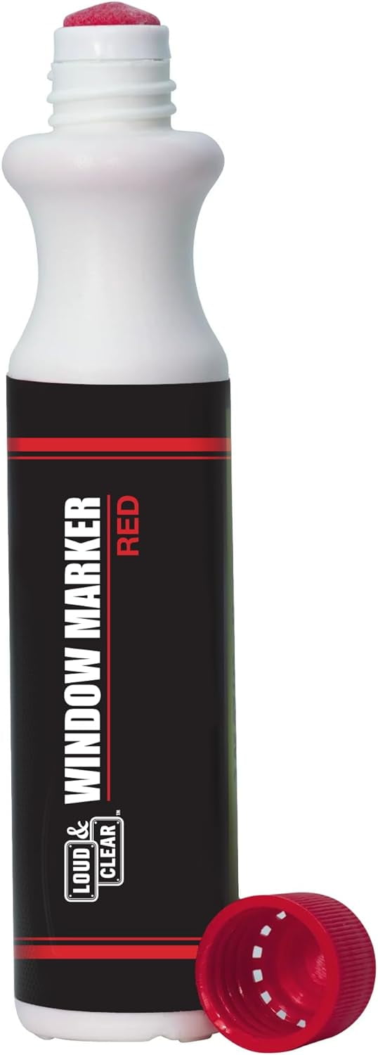 ArtSkills Liquid Chalk Markers, Washable Car Window Markers, Red ...