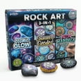 ArtSkills Rock Painting Kit with Geode, Mandala & Glow in the Dark Rock ...