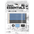 ArtSkills Sketch Essentials, Sketch Pad with Pencil Set for Kids and ...