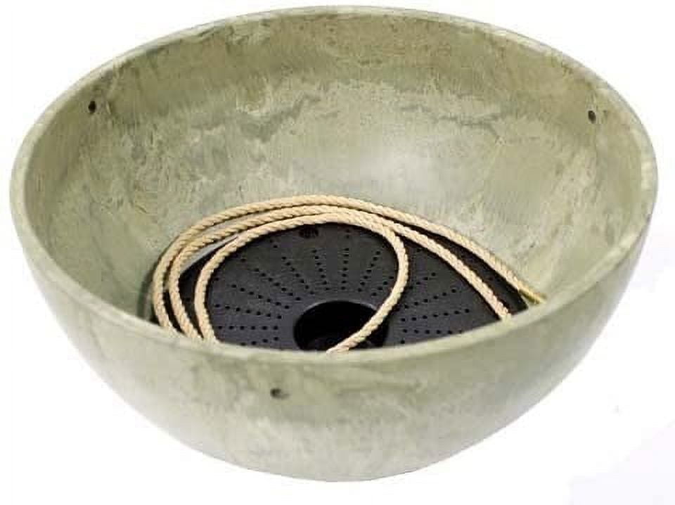ArtStone Hanging Bowl, 12" Sage - Walmart.com
