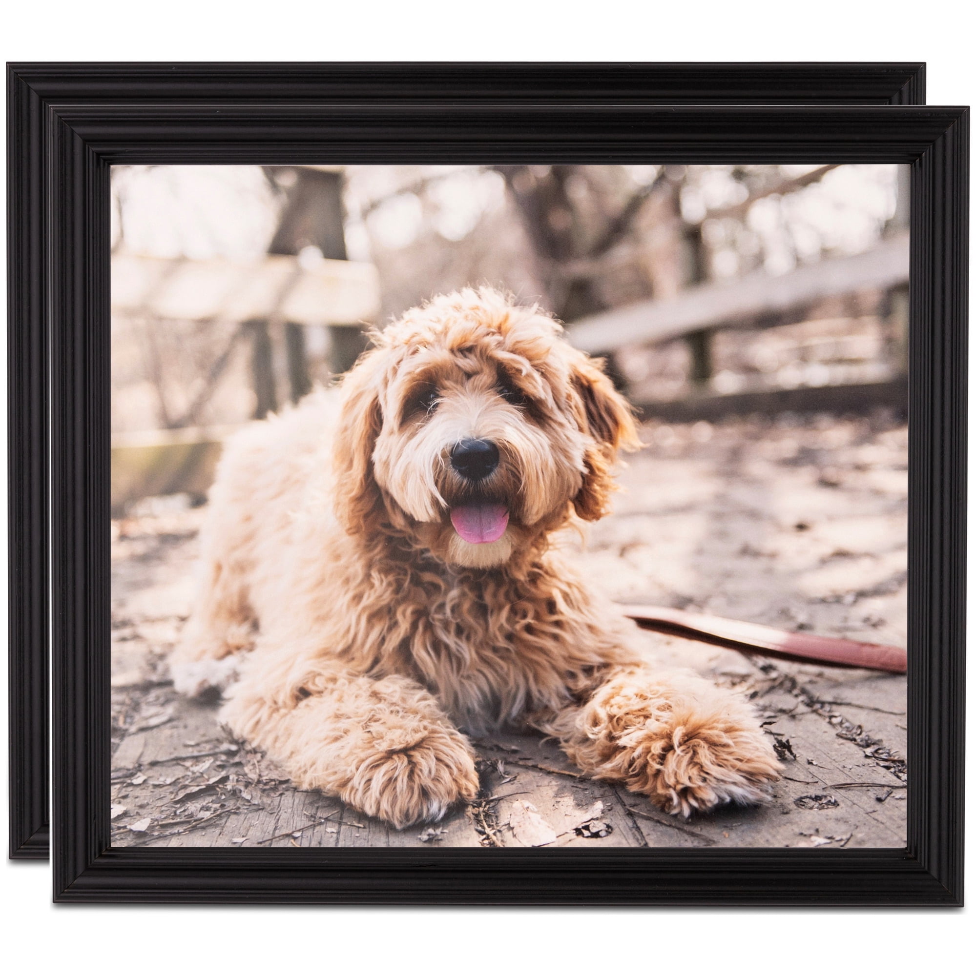 ArtToFrames 10" x 10" Black Picture Frame, 10x10 inch Black MDF Poster ...