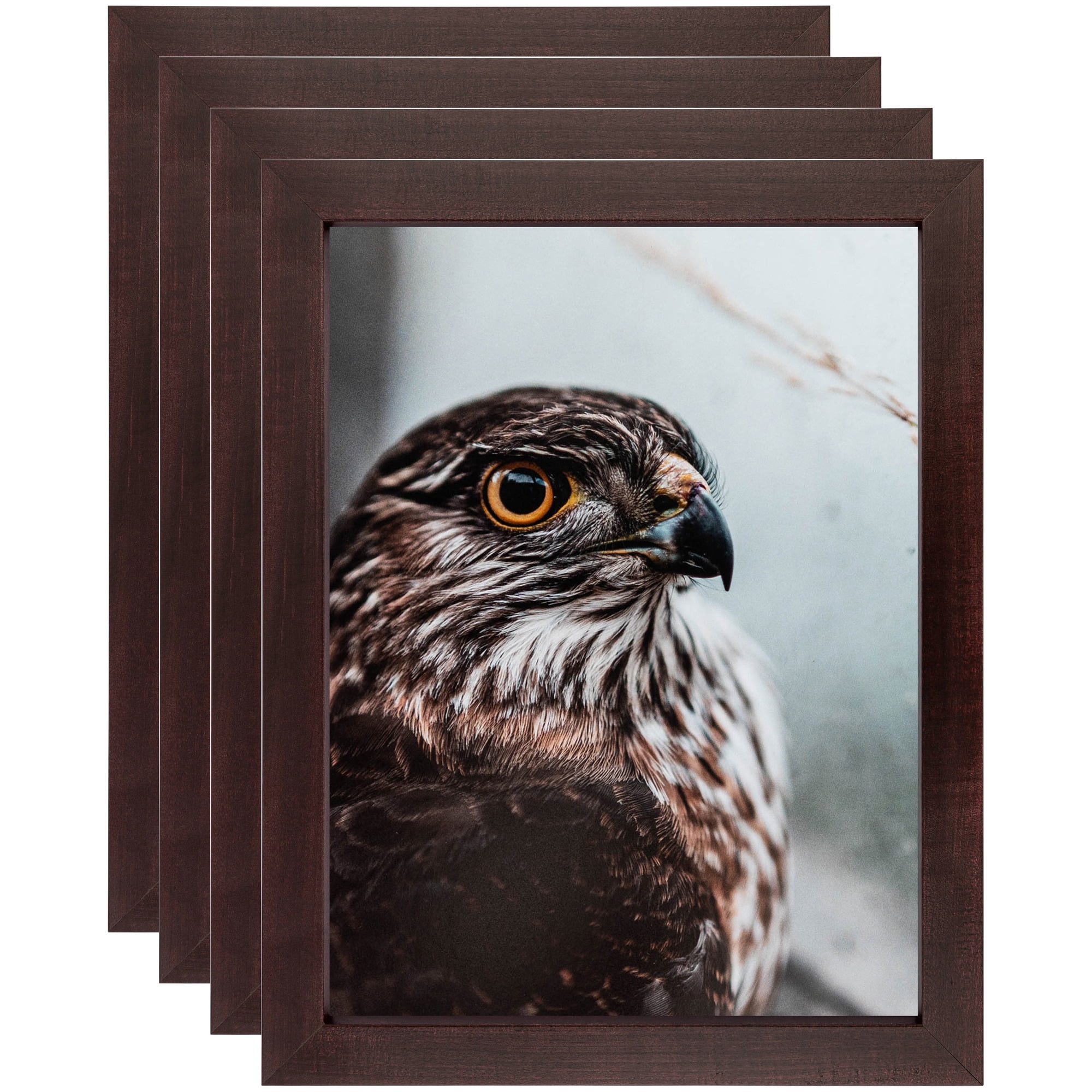 ArtToFrames 10" x 10" Cherry Picture Frame, 10x10 inch Red Wood Poster ...