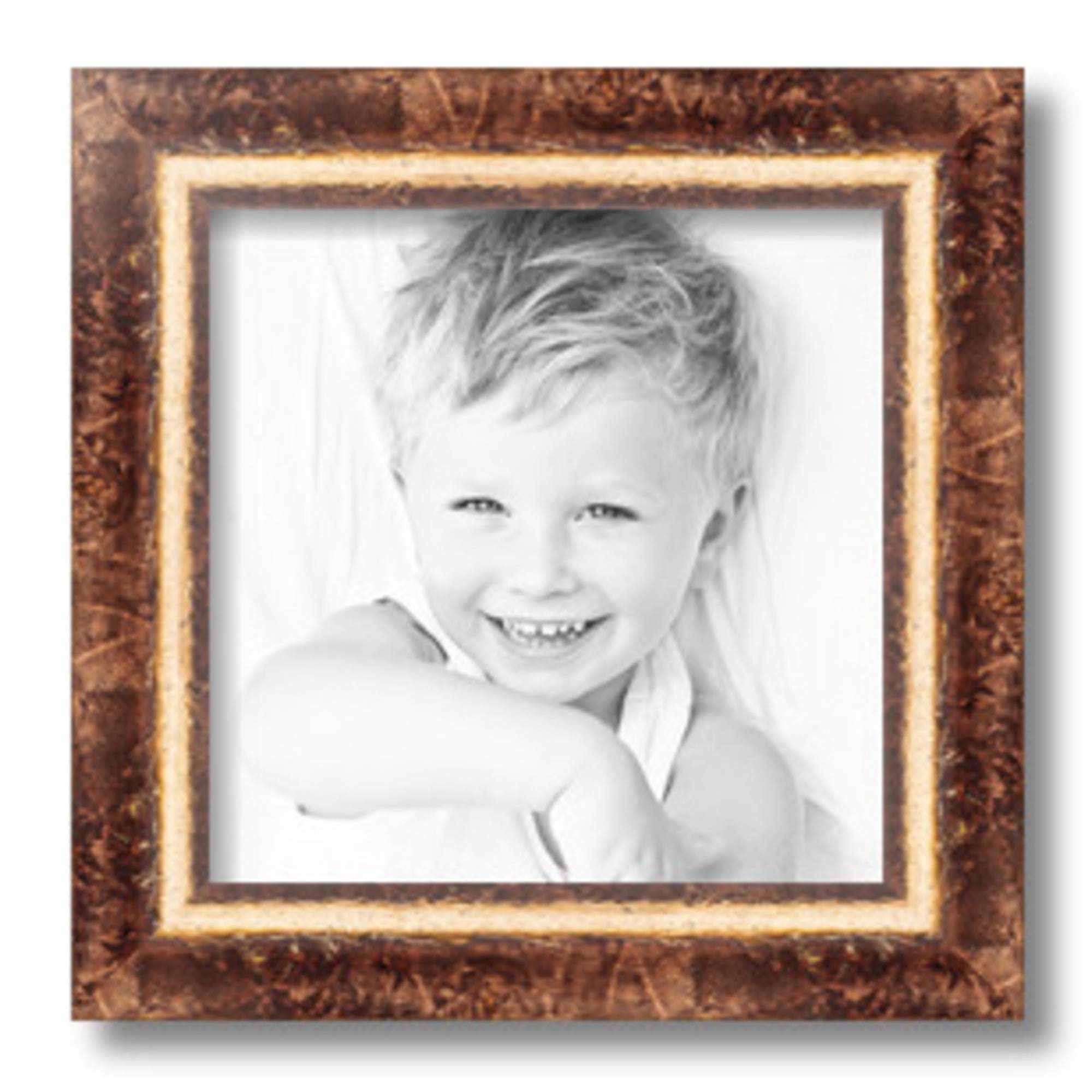 ArtToFrames 10" x 10" Monticello Picture Frame, 10x10 inch Multi Wood ...