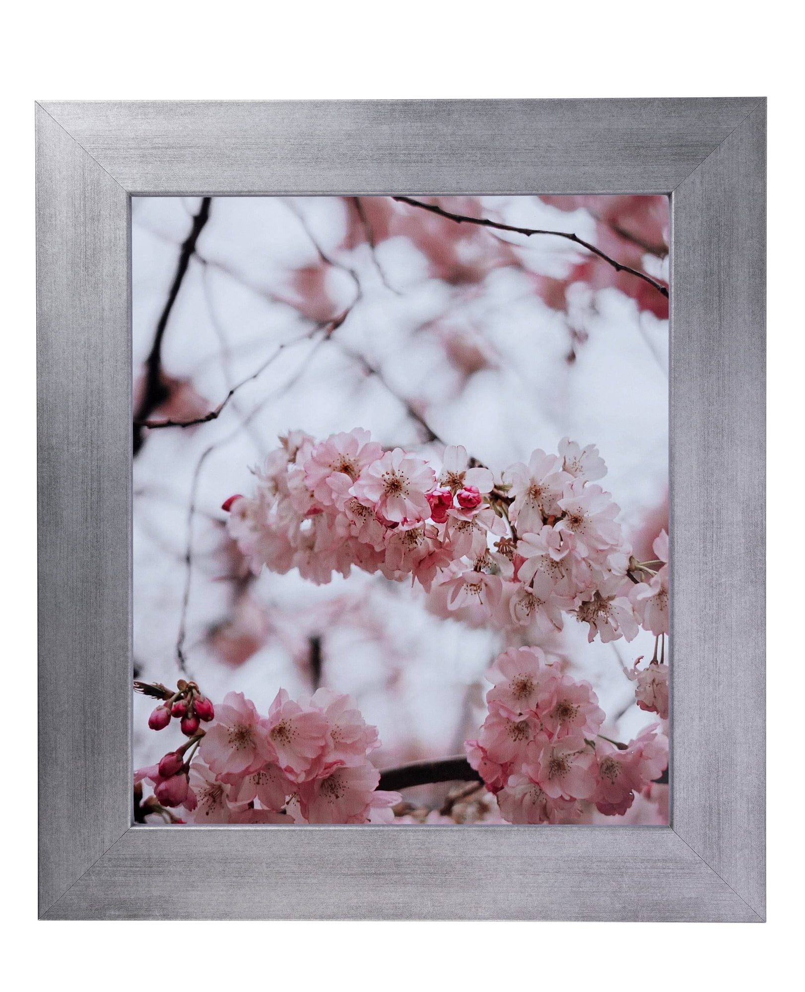 ArtToFrames 10" x 10" Muted Cold Silver Picture Frame, 10x10 inch ...