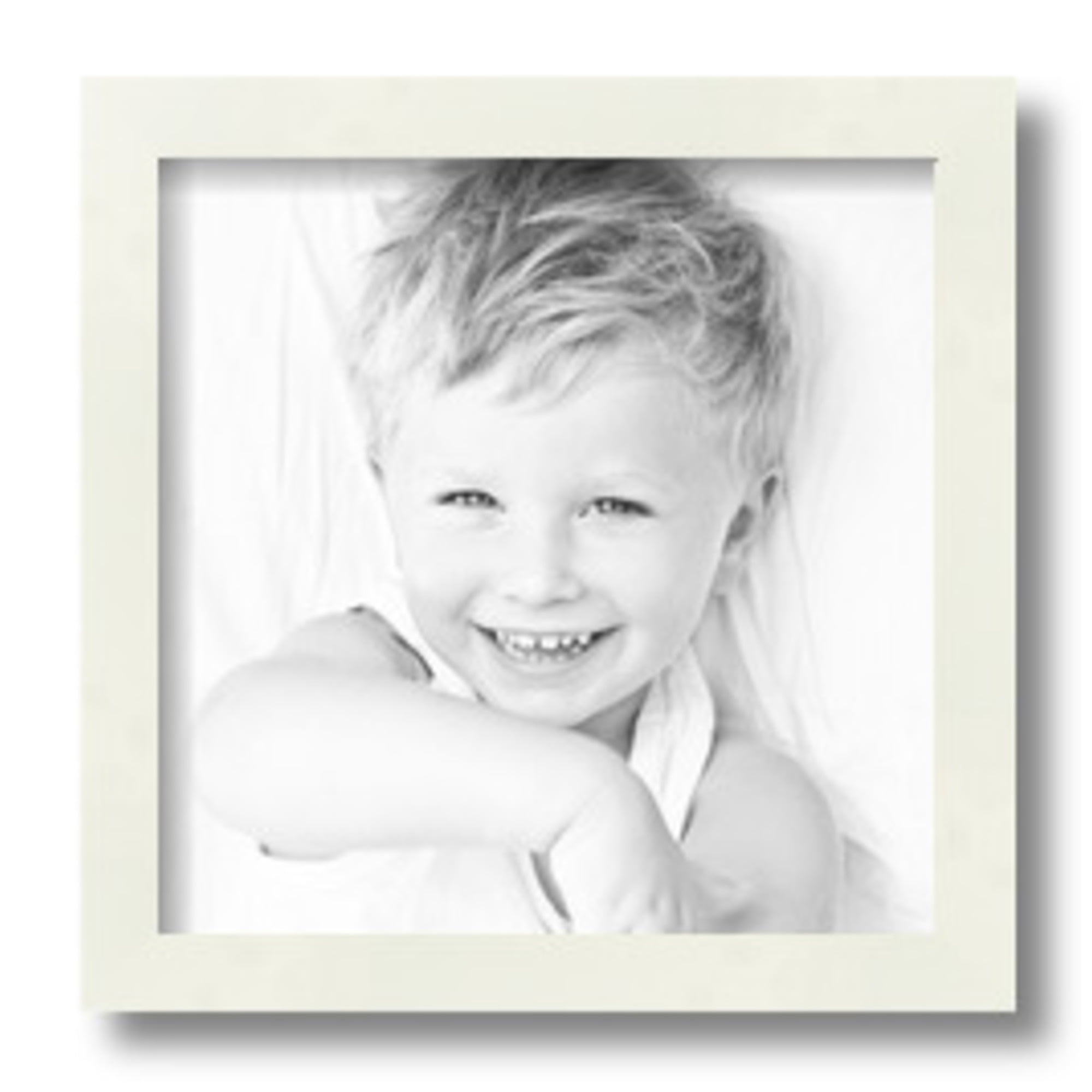 ArtToFrames 10" x 10" White Picture Frame, 10x10 inch White Wood Poster ...