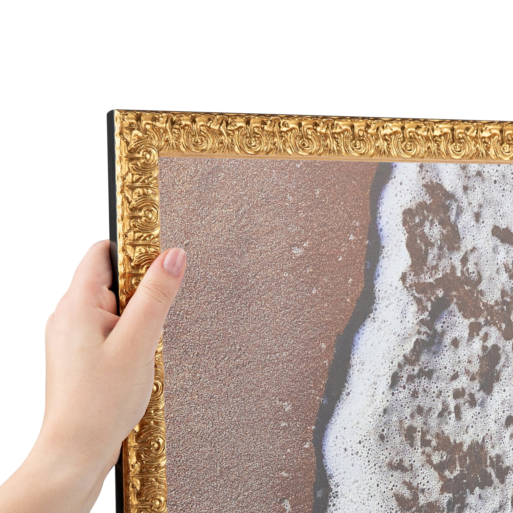 ArtToFrames 10" x 13" 1" wide - Versailles Gold Picture Frame, 10x13 ...