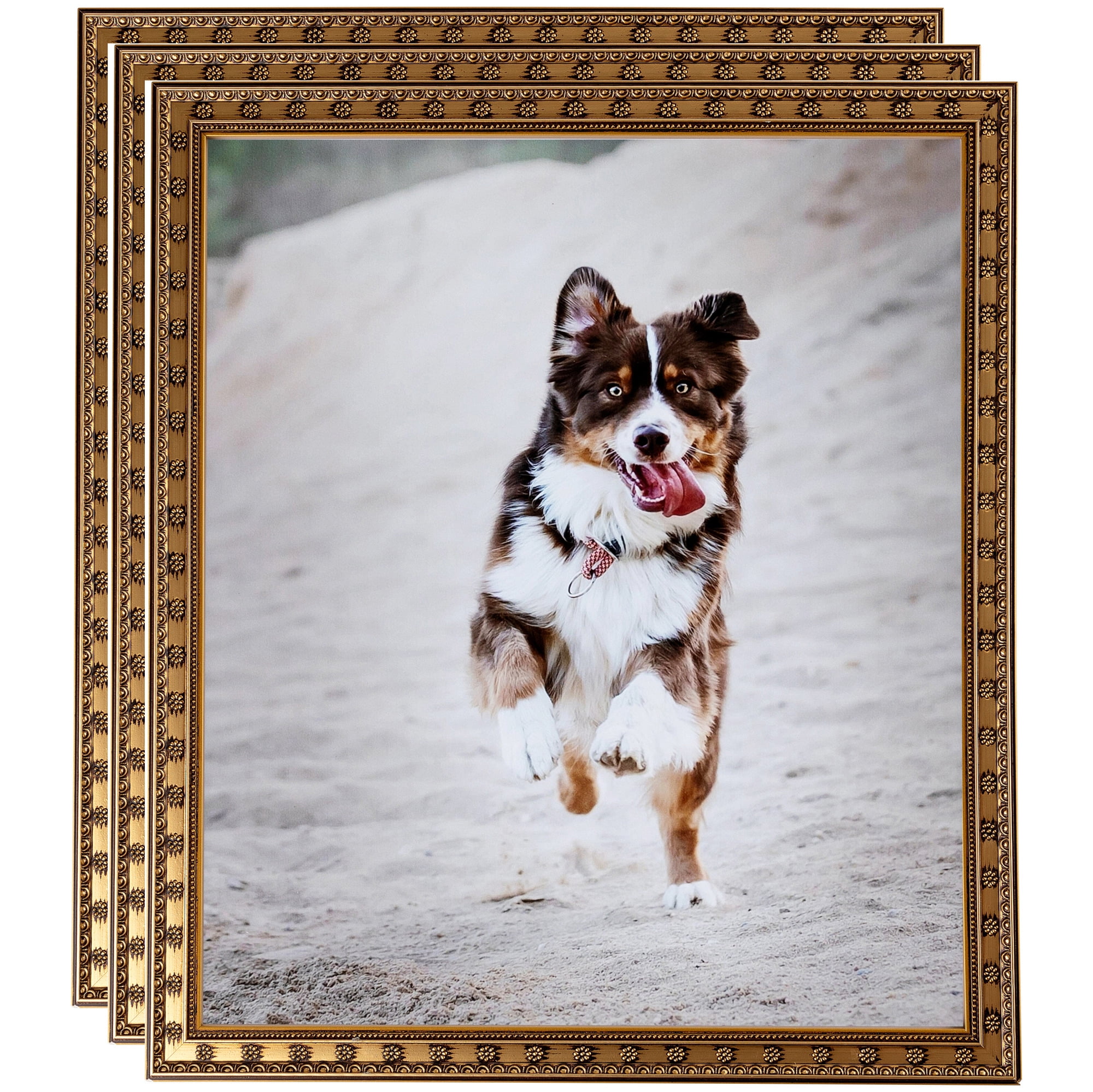 ArtToFrames 10" x 13" Gold with Star Picture Frame, 10x13 inch Gold ...