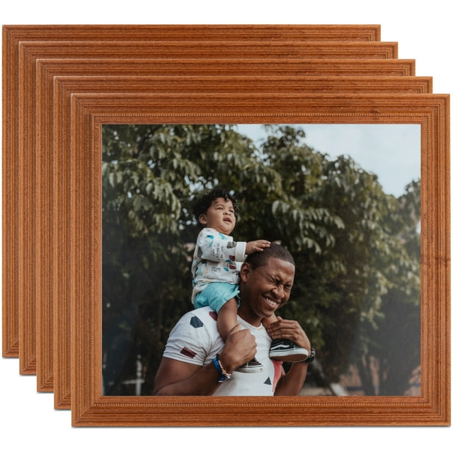 ArtToFrames 10" x 13" Honey Picture Frame, 10x13 inch Brown Wood Poster ...
