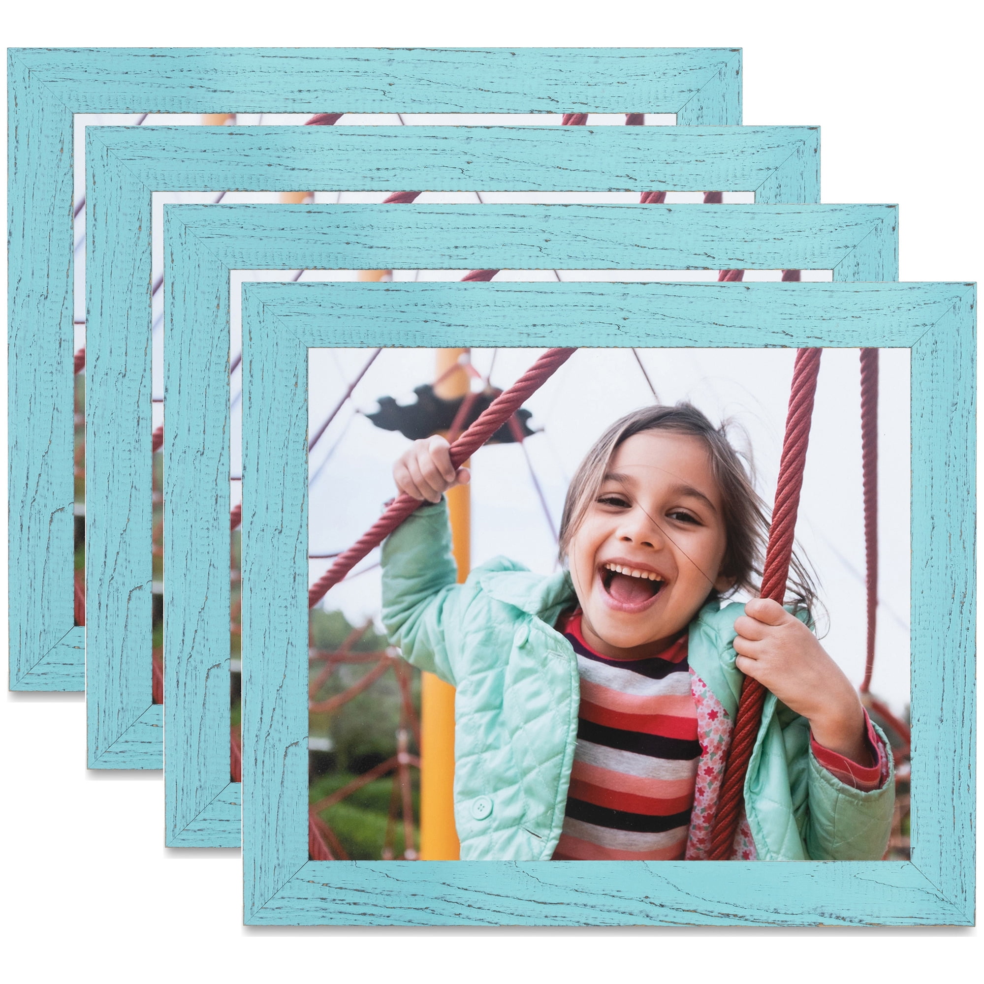 ArtToFrames 10" x 16" Eggshell Blue Picture Frame, 10x16 inch Blue Wood ...