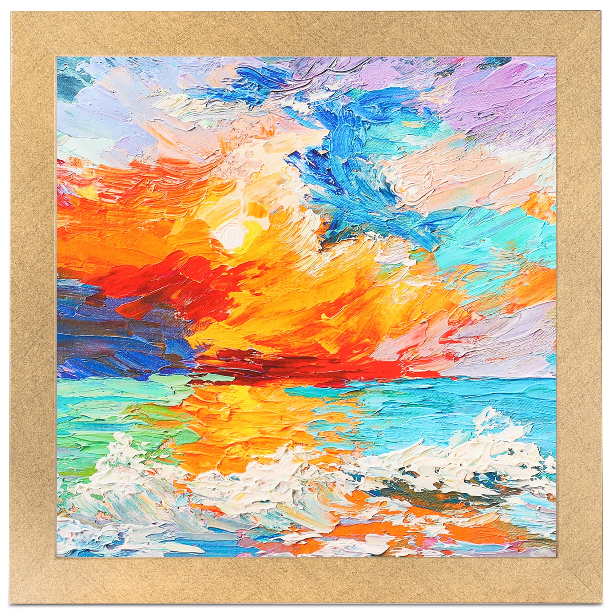 ArtToFrames 10" x 20" Classic Gold Picture Frame, 10x20 inch Gold MDF ...