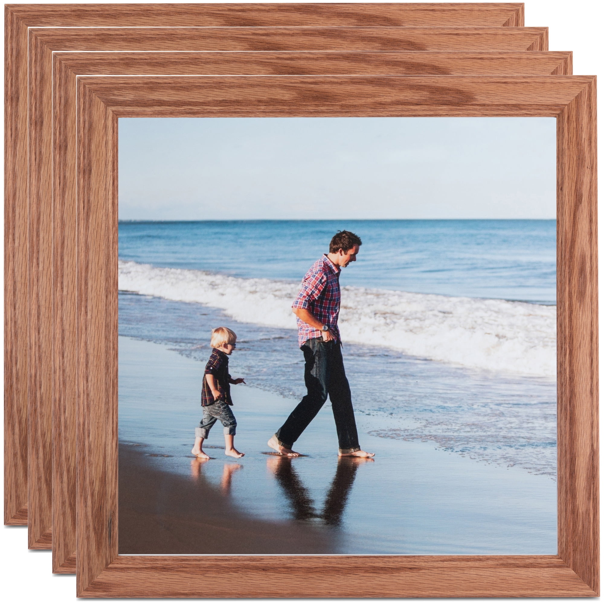 ArtToFrames 10" x 25" Honey Picture Frame, 10x25 inch Brown MDF Poster ...