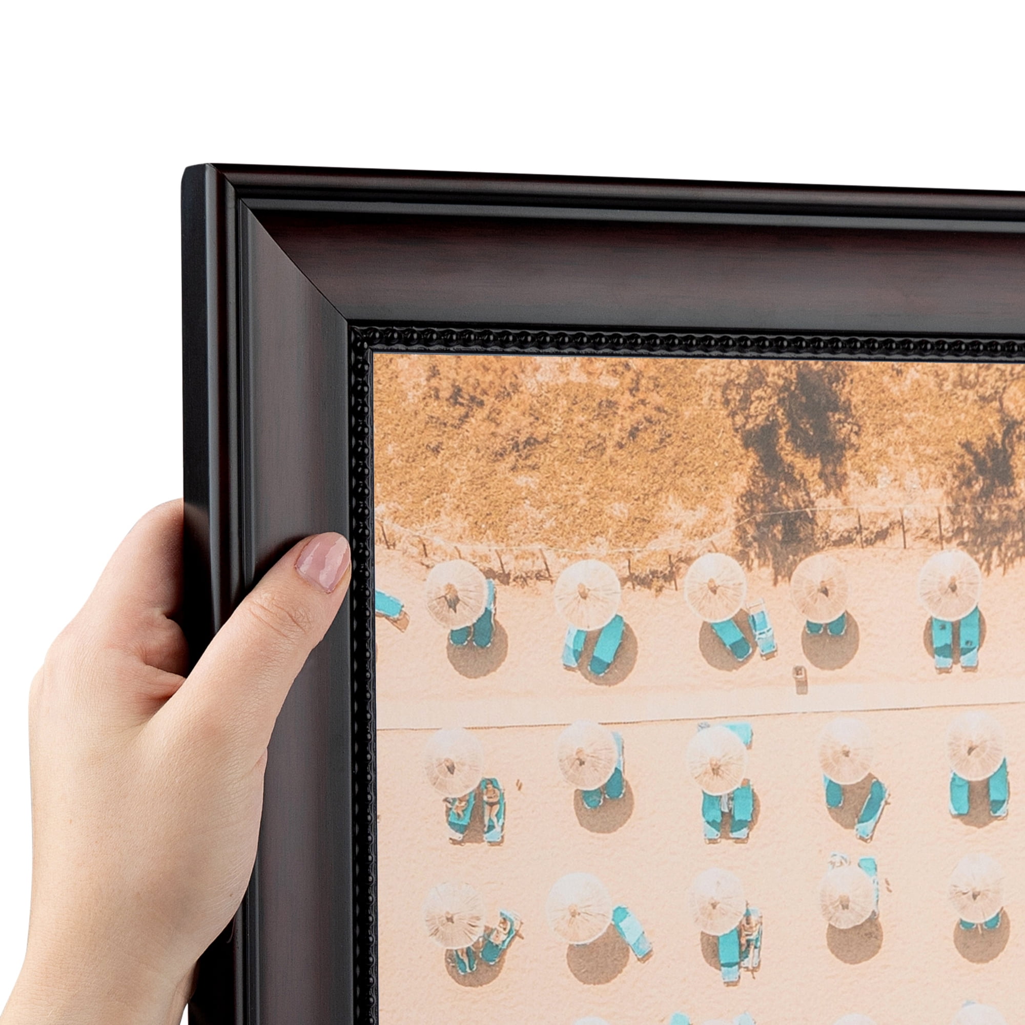 ArtToFrames 10x13 Inch Satin Black Reverse Step Picture Frame, This ...