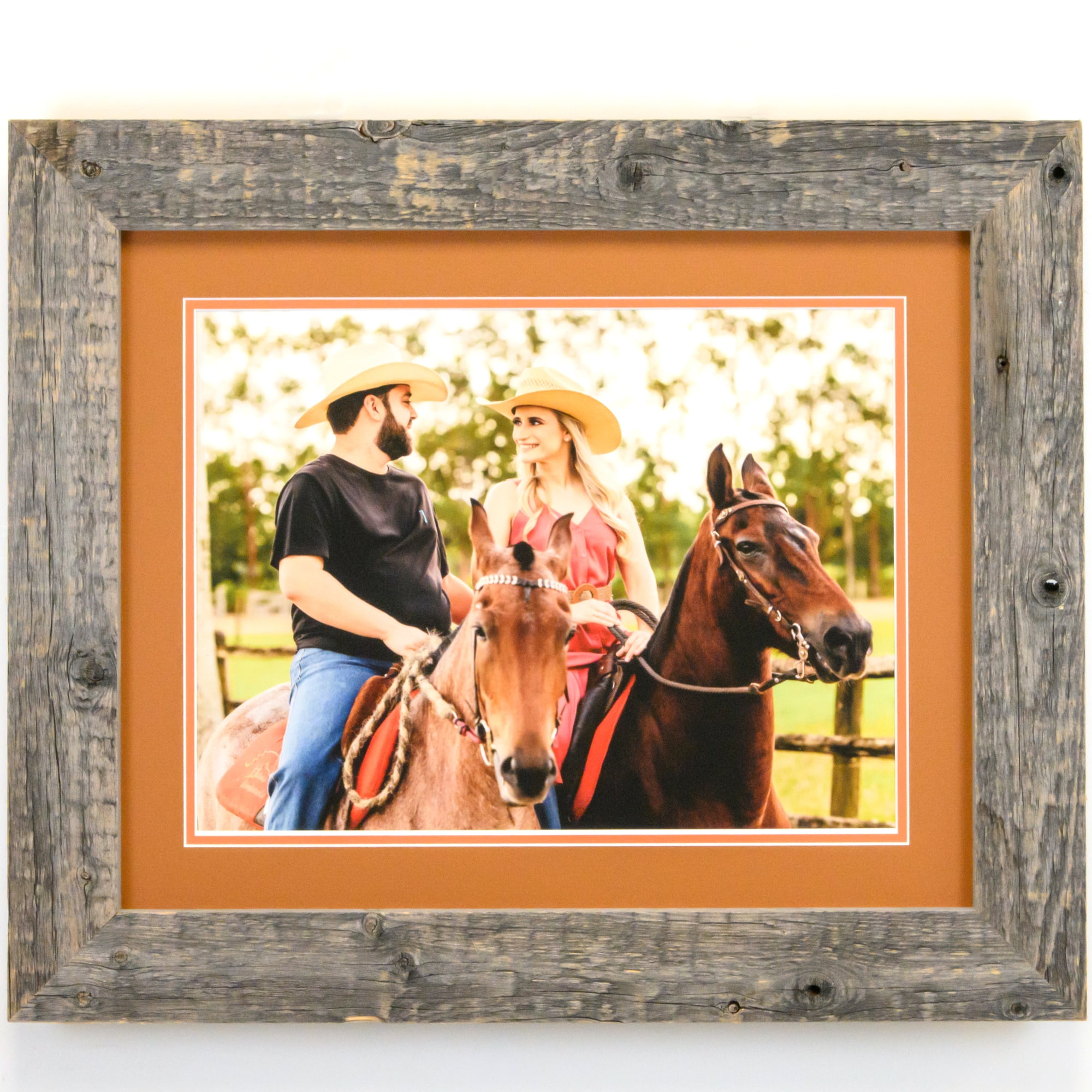 ArtToFrames 10x15" Real Reclaimed Barnwood 2.5 Inch Picture Frame ...