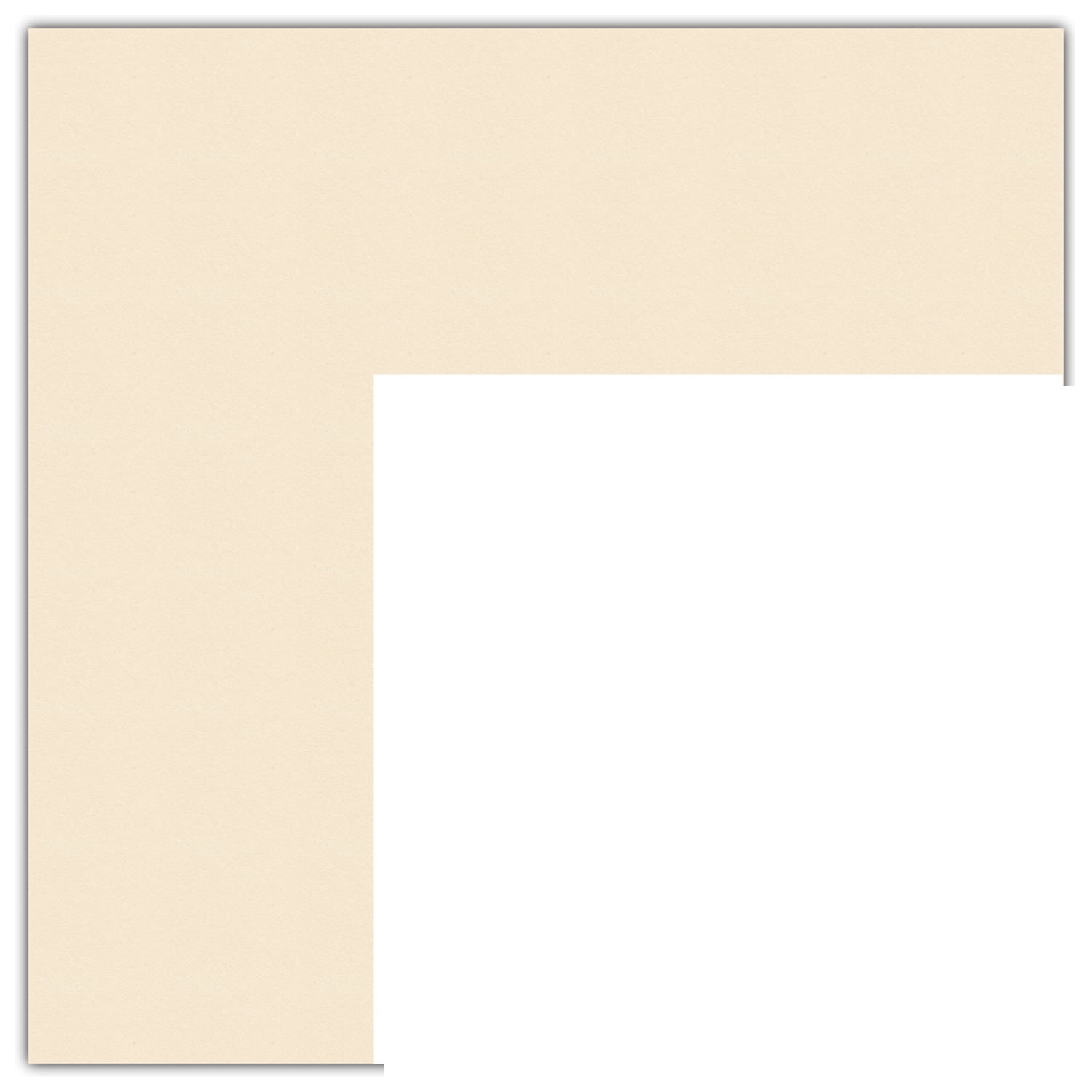 ArtToFrames 10x16" Alabaster Custom Mat for Picture Frame with Opening ...