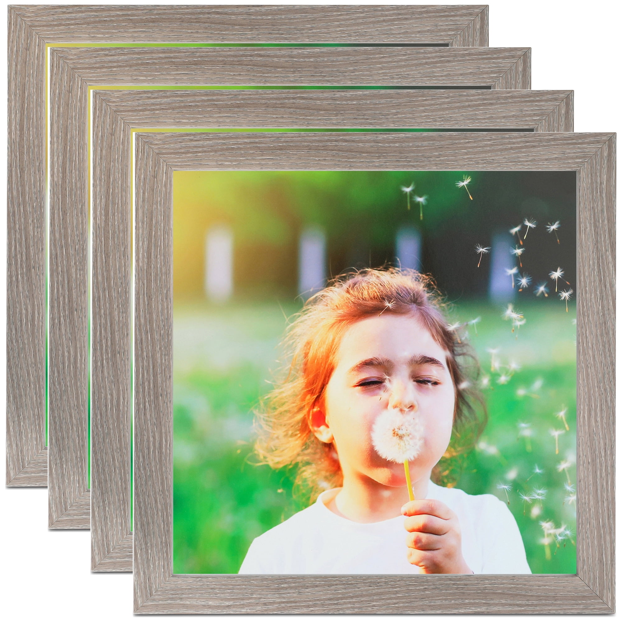 ArtToFrames 11" x 13" Gray Oak Picture Frame, 11x13 inch Brown MDF ...