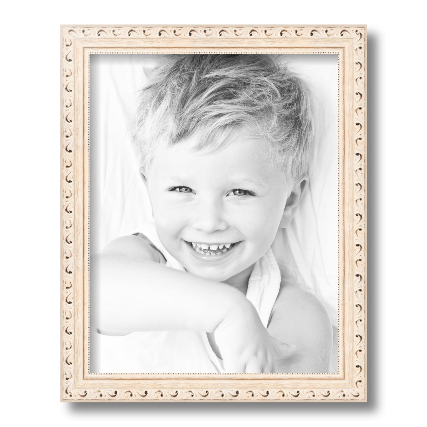 ArtToFrames 11" x 14" White Wash Picture Frame, 11x14 inch White Wood ...