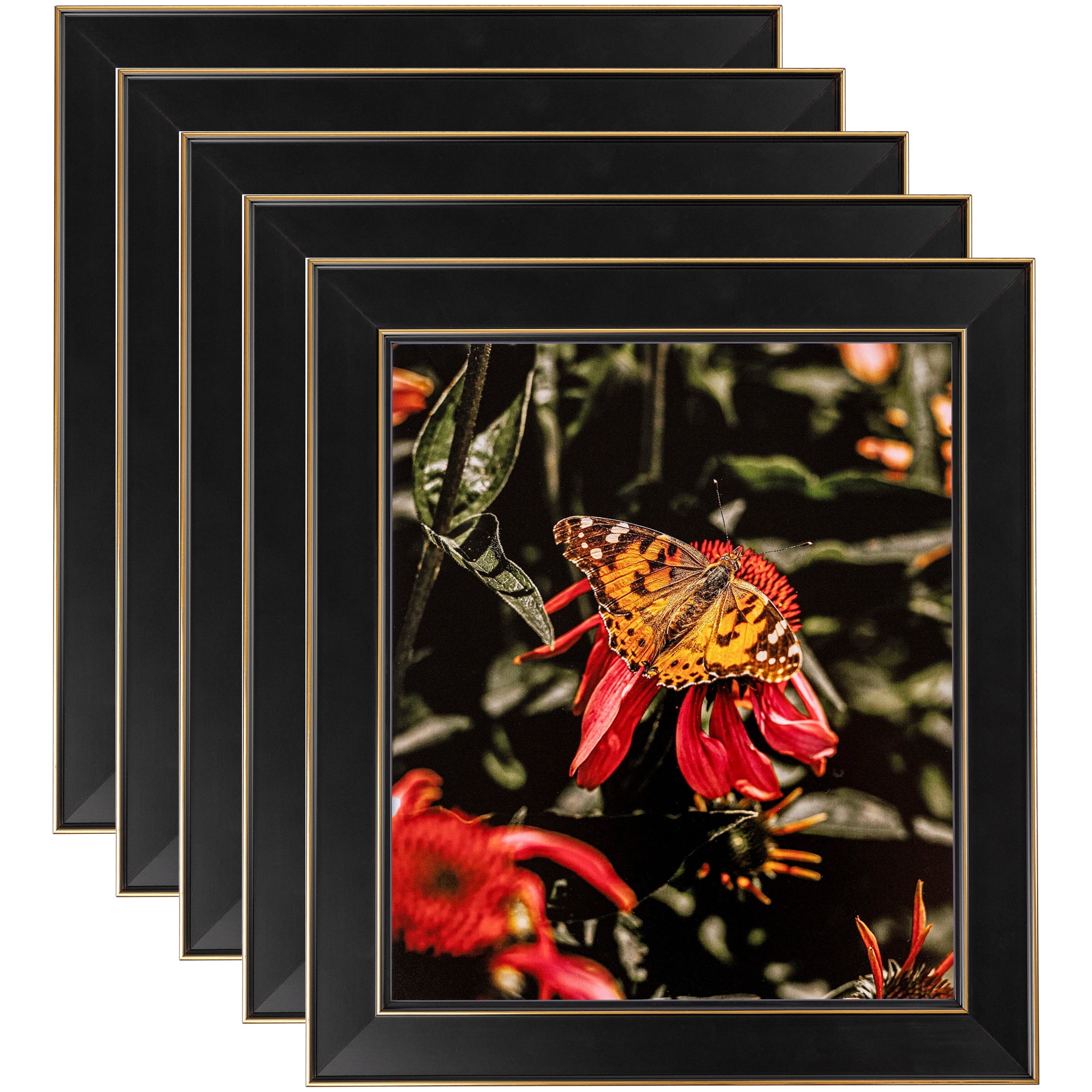 ArtToFrames 11" x 17" Honors Black with Gold Picture Frame, 11x17 inch ...