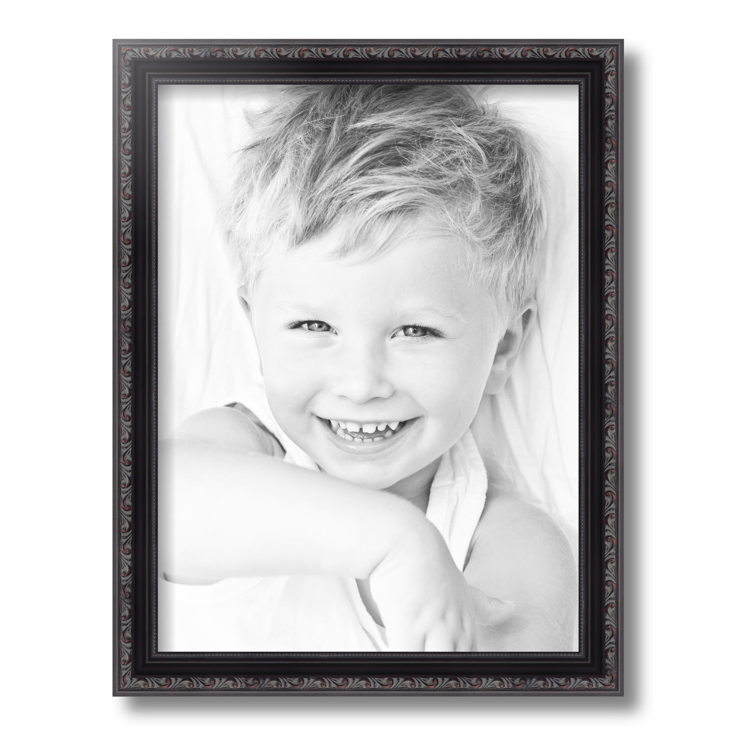 ArtToFrames 12" x 16" Black Picture Frame, 12x16 inch Black Wood Poster ...