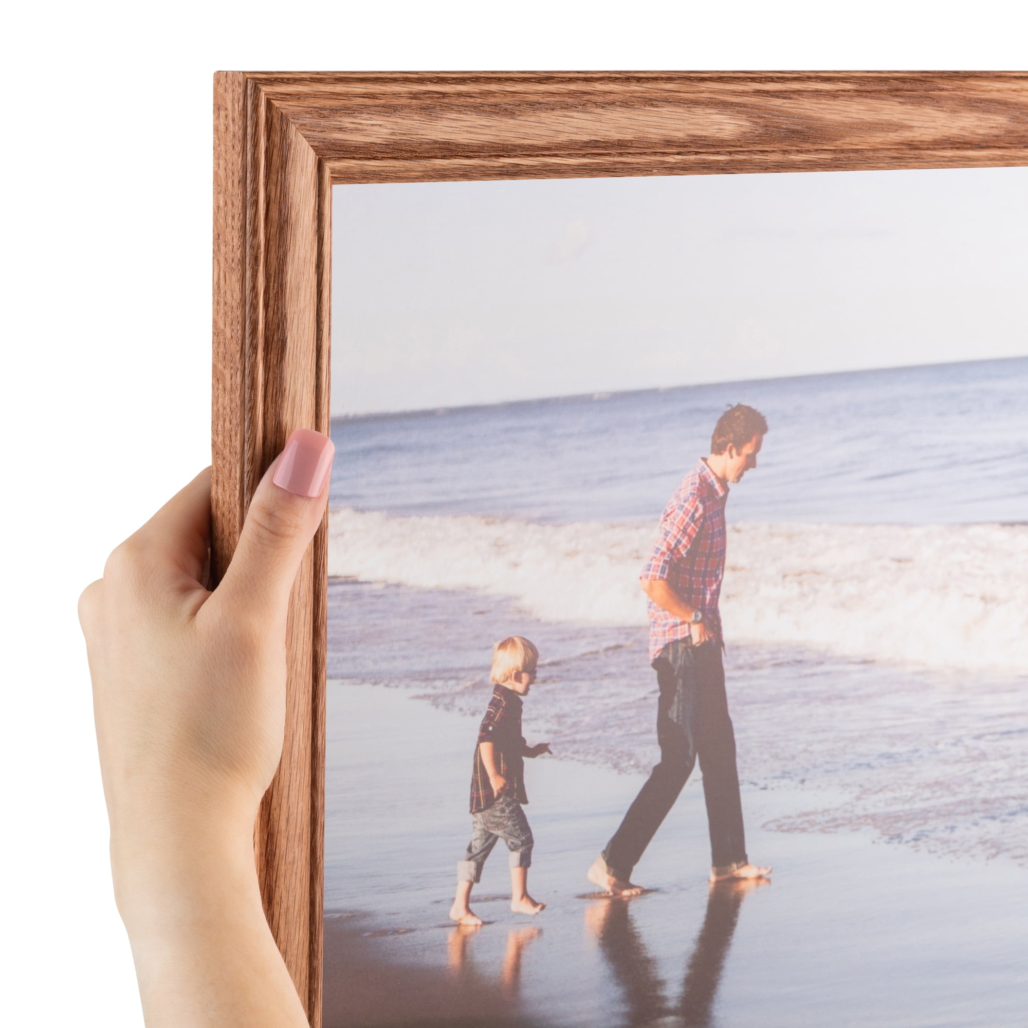 ArtToFrames 12" x 16" Honey Picture Frame, 12x16 inch Brown Wood Poster ...