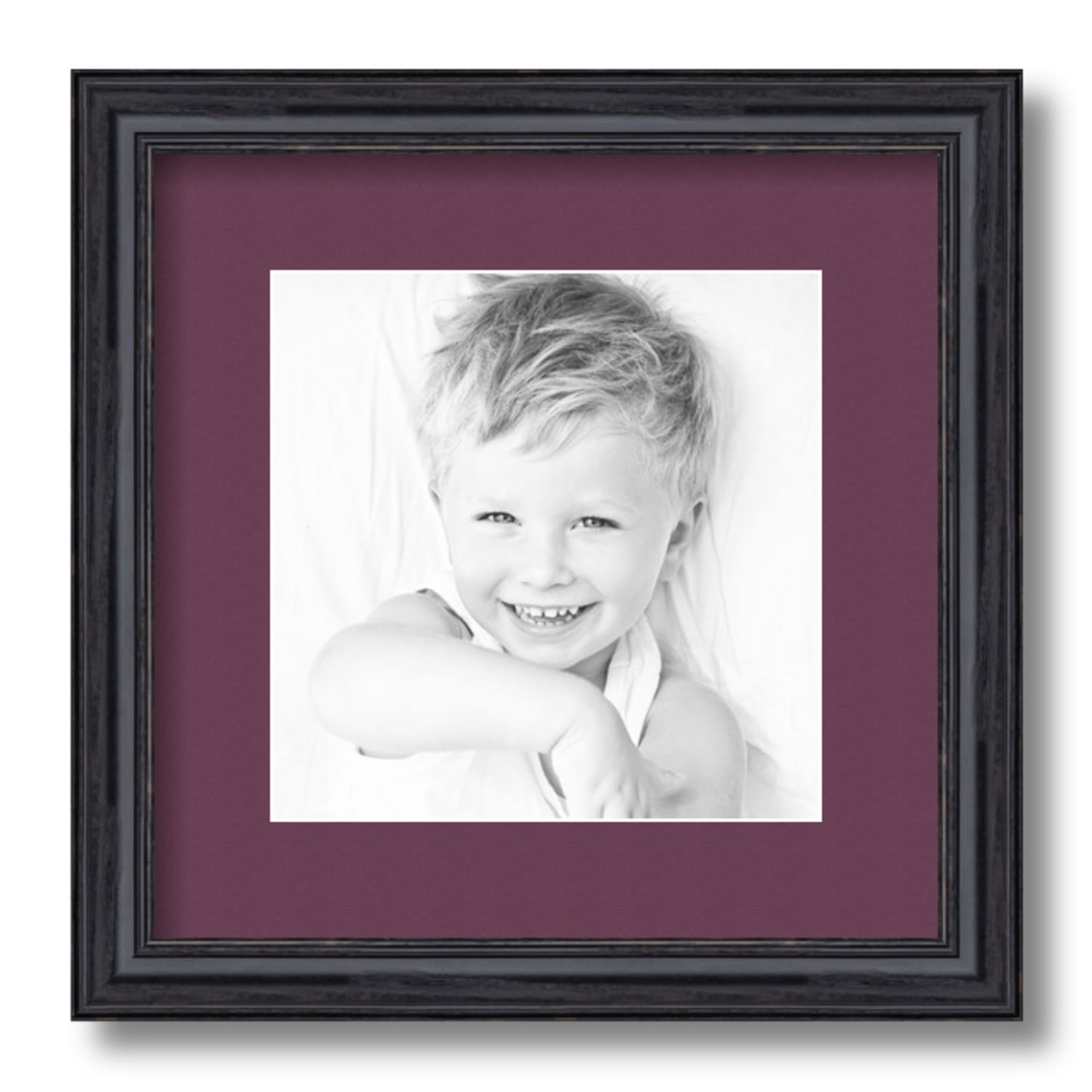 ArtToFrames 12x12 Matted Picture Frame with 8x8 Single Mat Photo ...