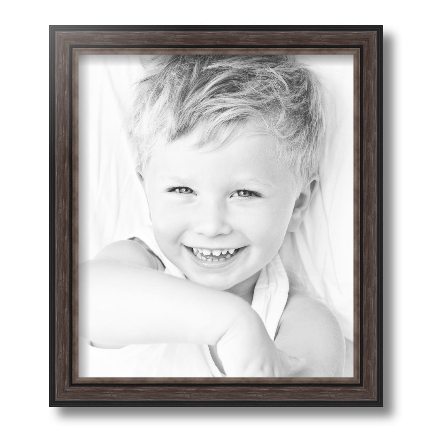 ArtToFrames 12x14 Inch Grey and Black Frame Picture Frame, This Gray ...