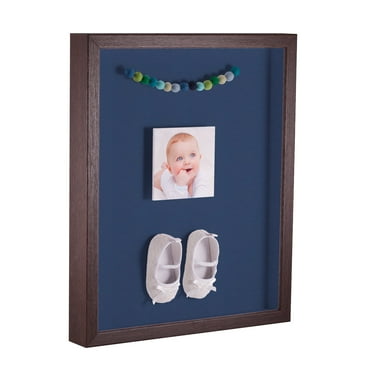ArtToFrames 16x16 Inch Shadow Box Picture Frame, with a Satin White 1 ...