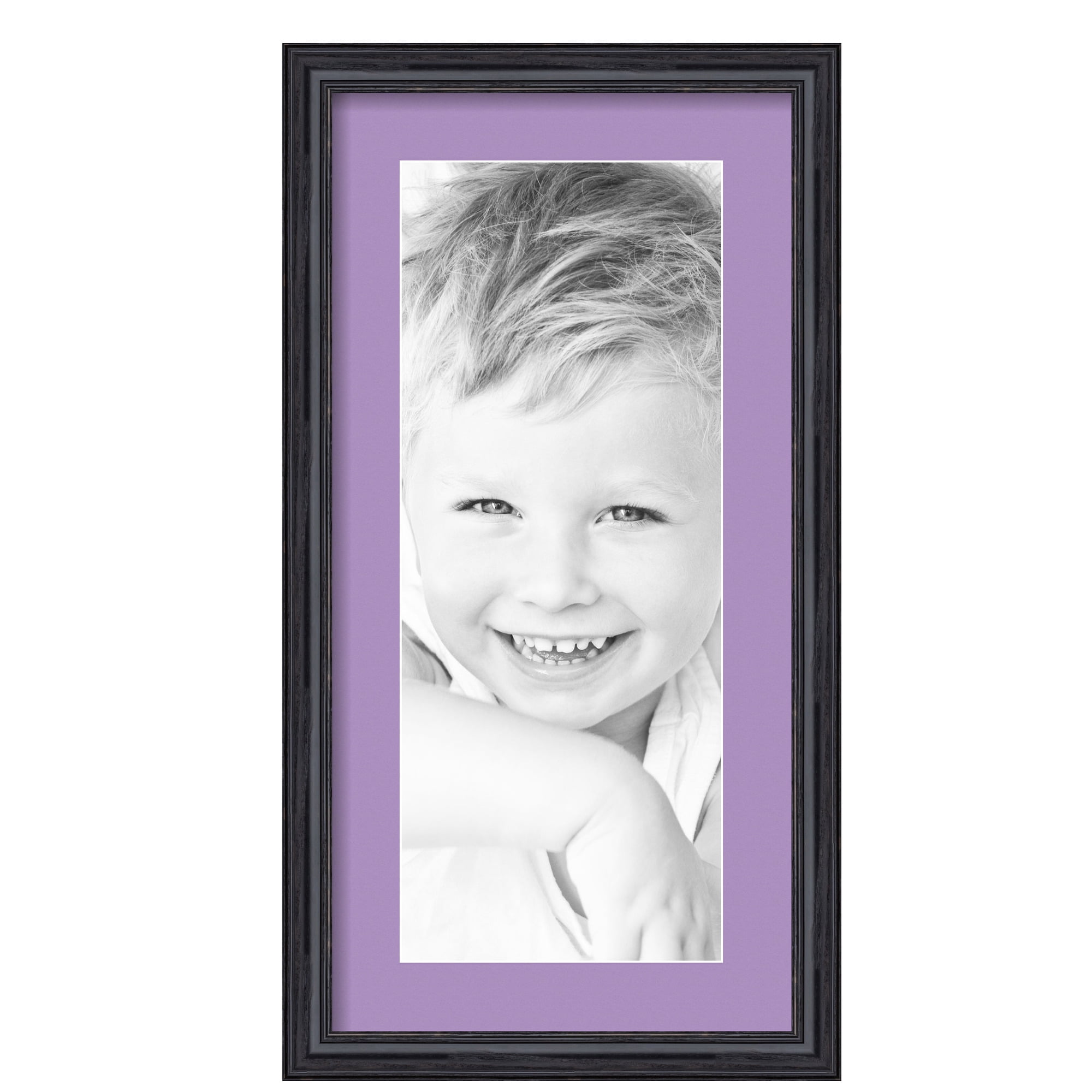 ArtToFrames 12x24" Matted Picture Frame with 8x20" Single Mat Photo ...