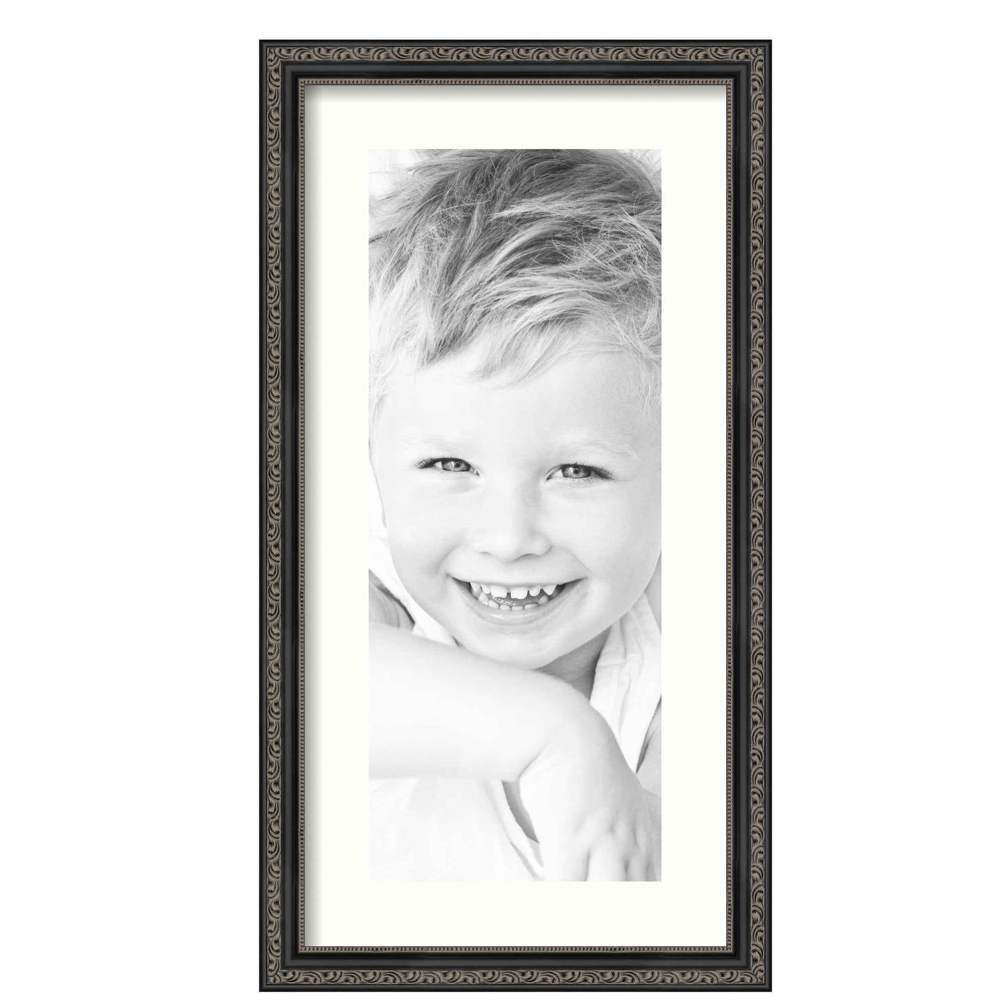ArtToFrames 12x24" Matted Picture Frame with 8x20" Single Mat Photo ...
