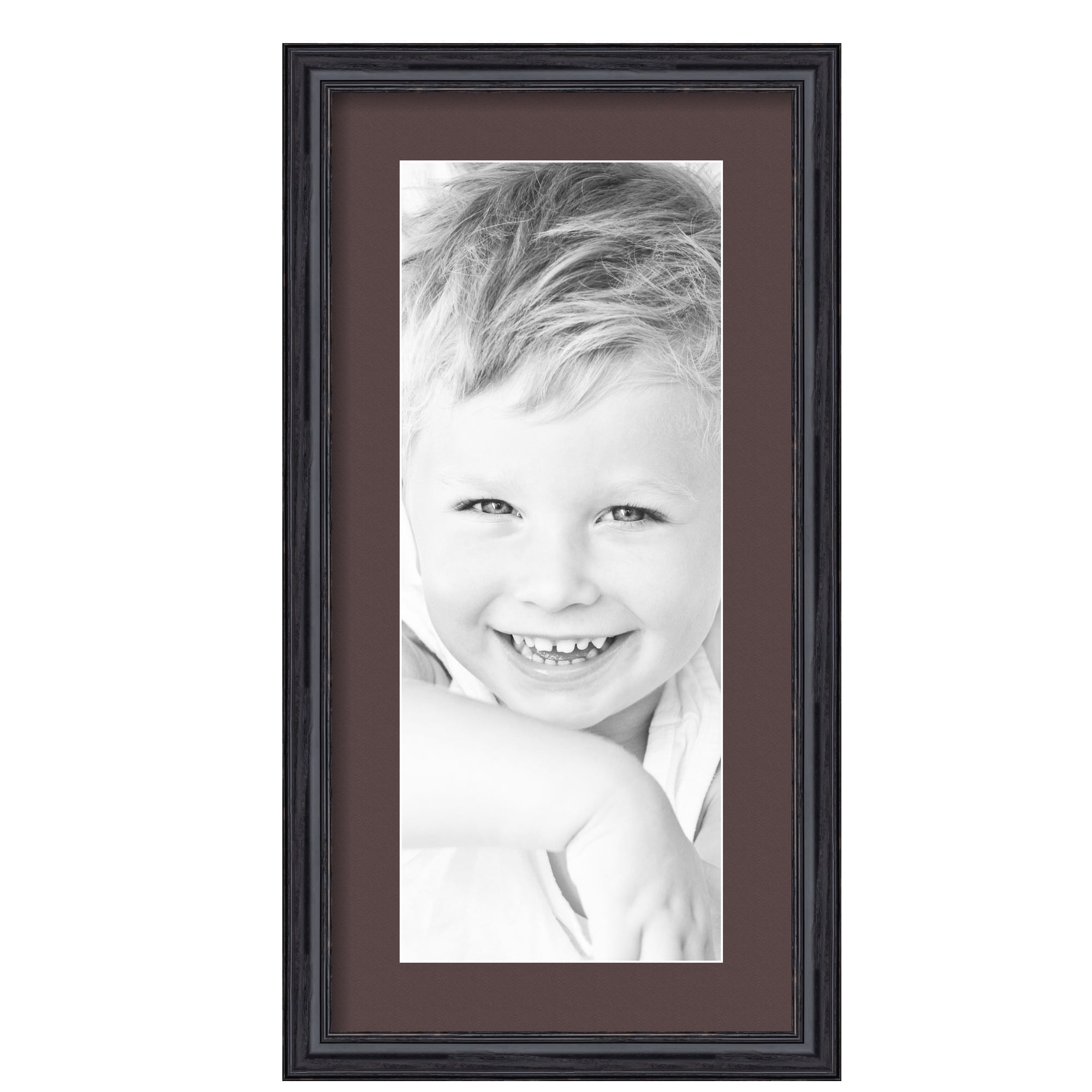 ArtToFrames 12x24" Matted Picture Frame with 8x20" Single Mat Photo ...