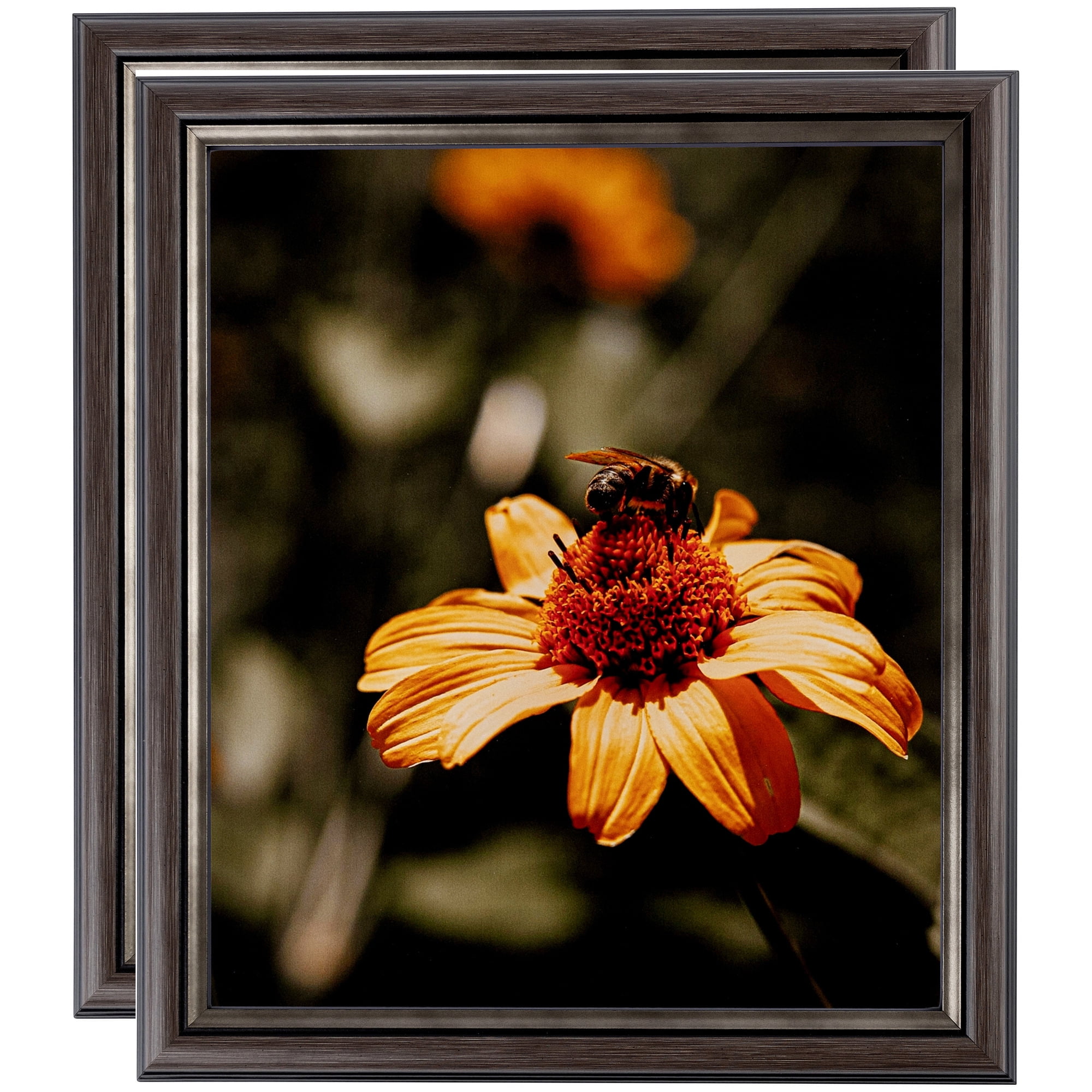 ArtToFrames 13" x 19" Grey and Black Picture Frame, 13x19 inch Gray MDF ...