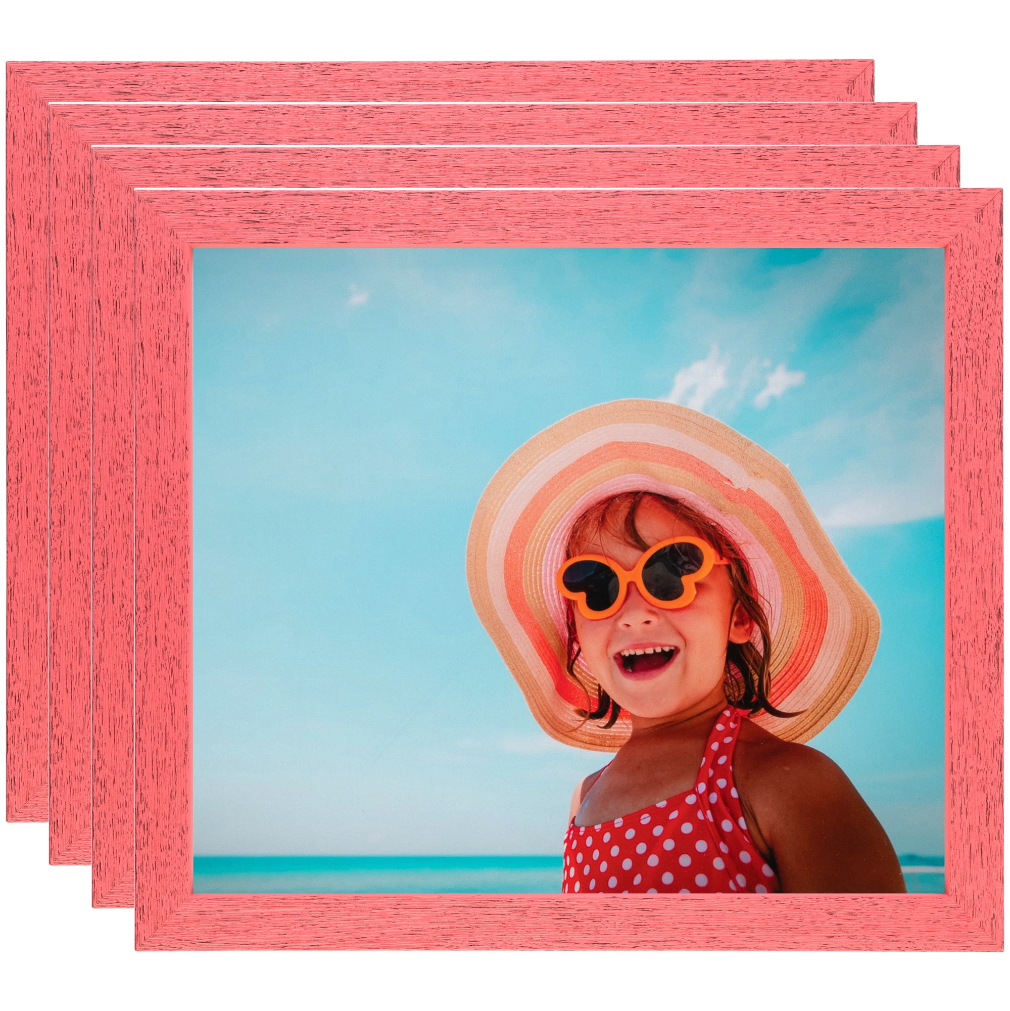 ArtToFrames 14" x 18" Pink Picture Frame, 14x18 inch Pink Wood Poster ...