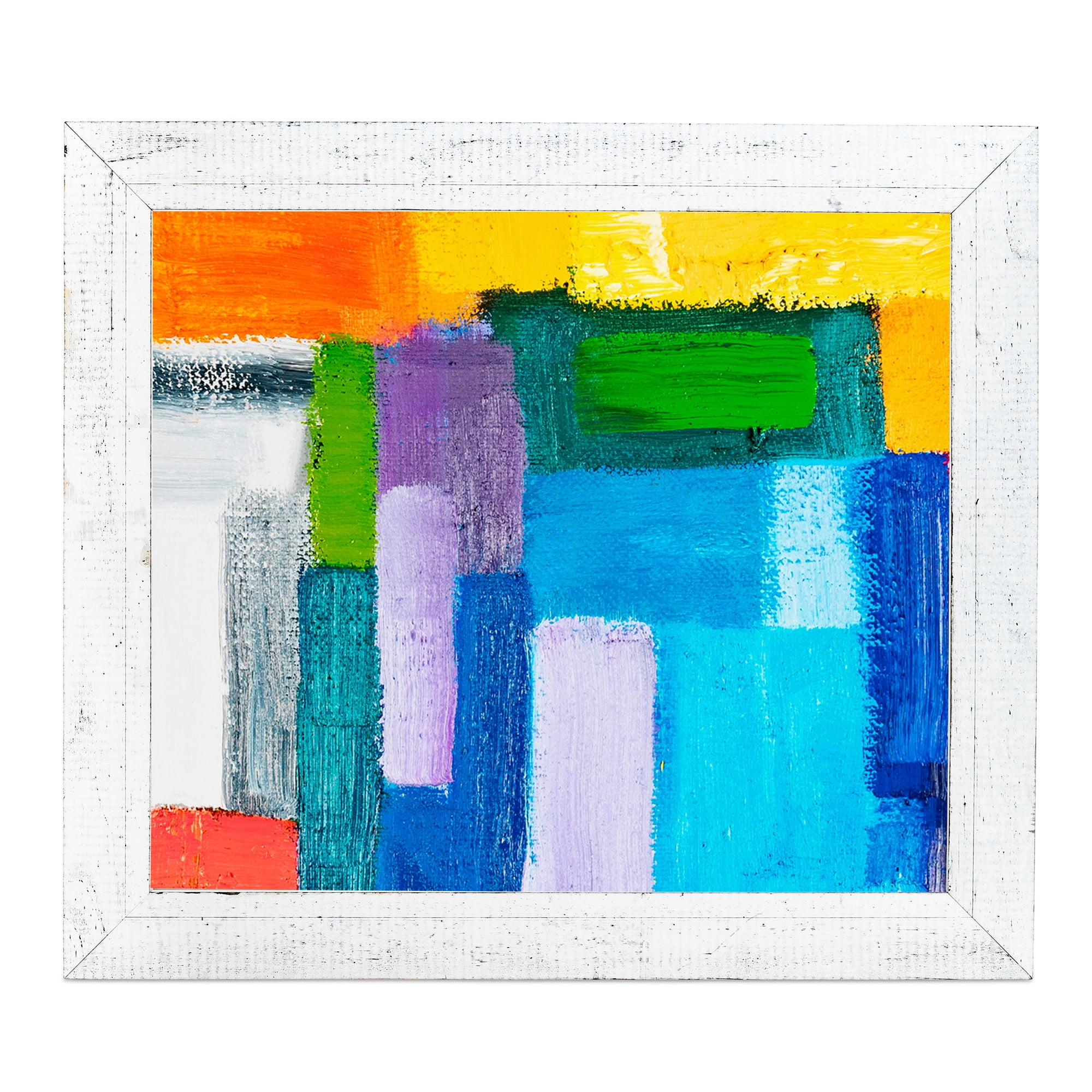 ArtToFrames 14x14" White Picture Frame, White Wood Poster Frame, with ...